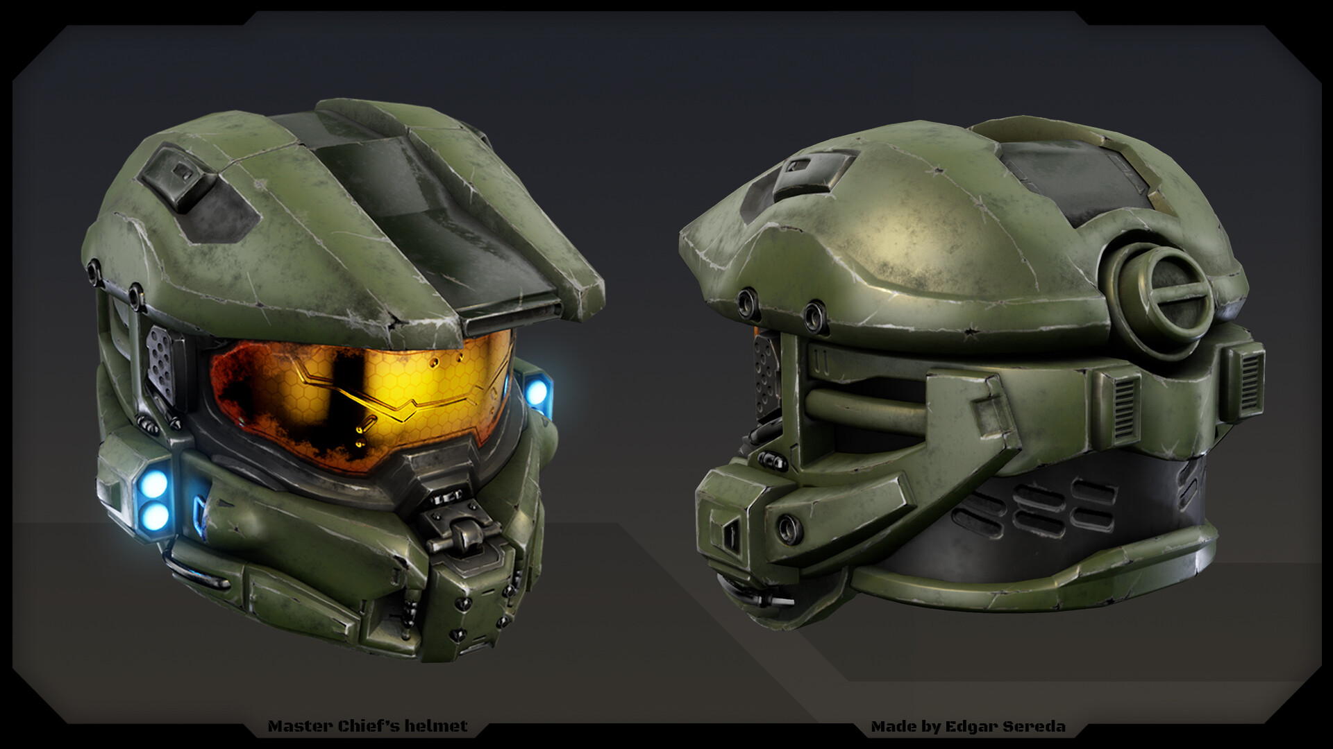 master chief helmet side