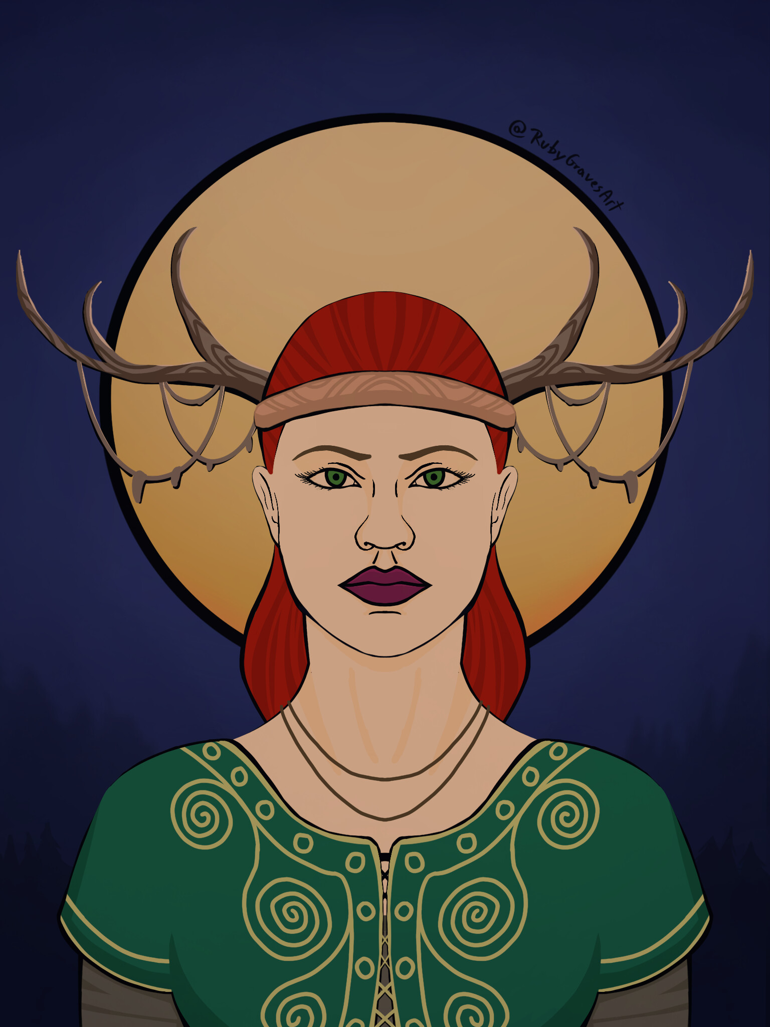 ArtStation - Druid portrait