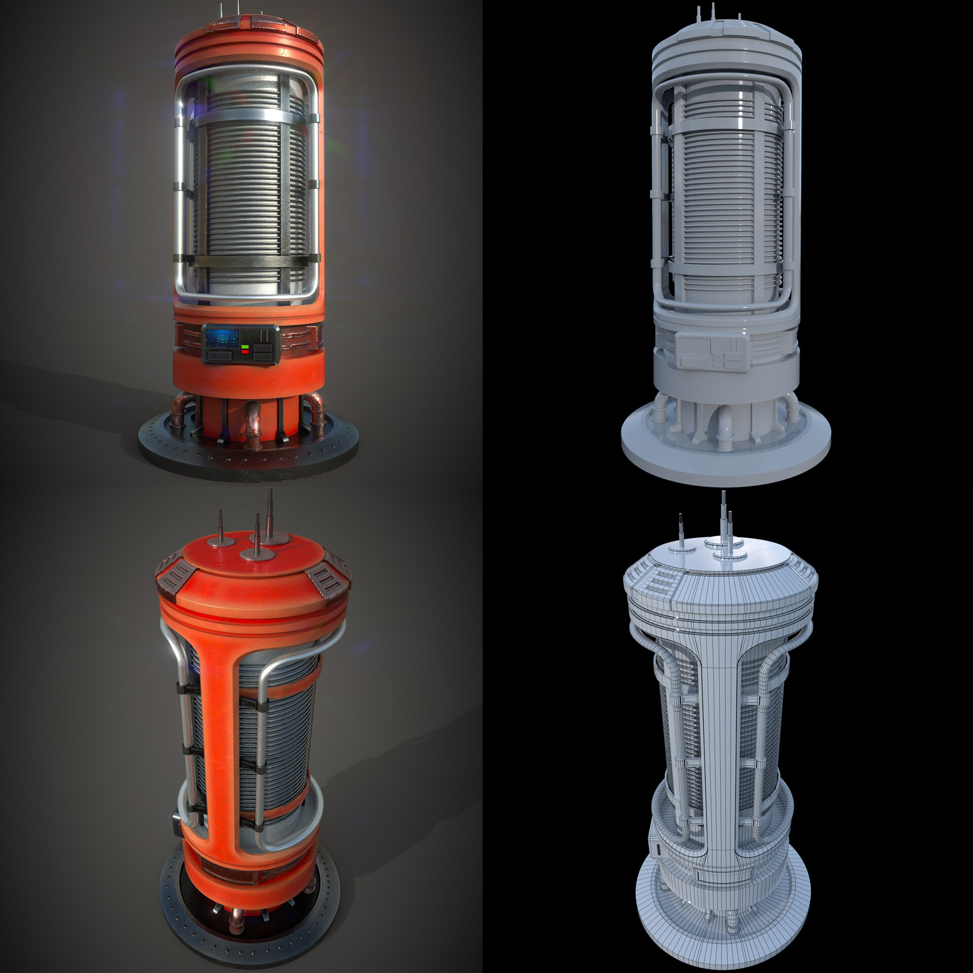 ArtStation - SCI-FI INDUSTRIAL GENERATOR