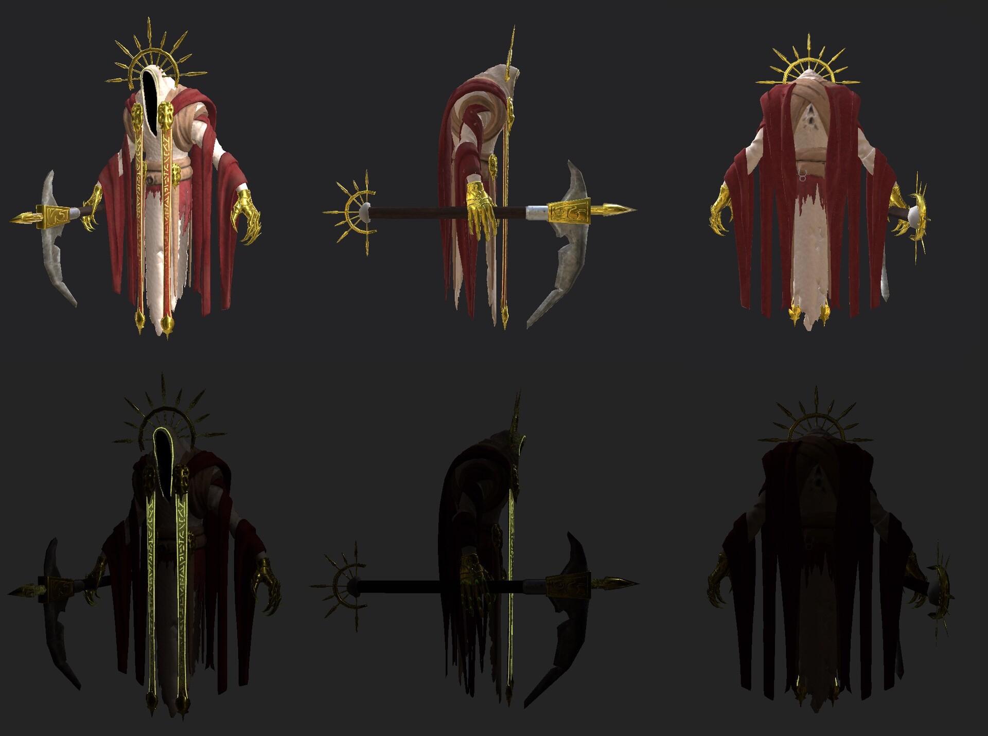 ArtStation - Sevarog (Paragon) retopology and reskins