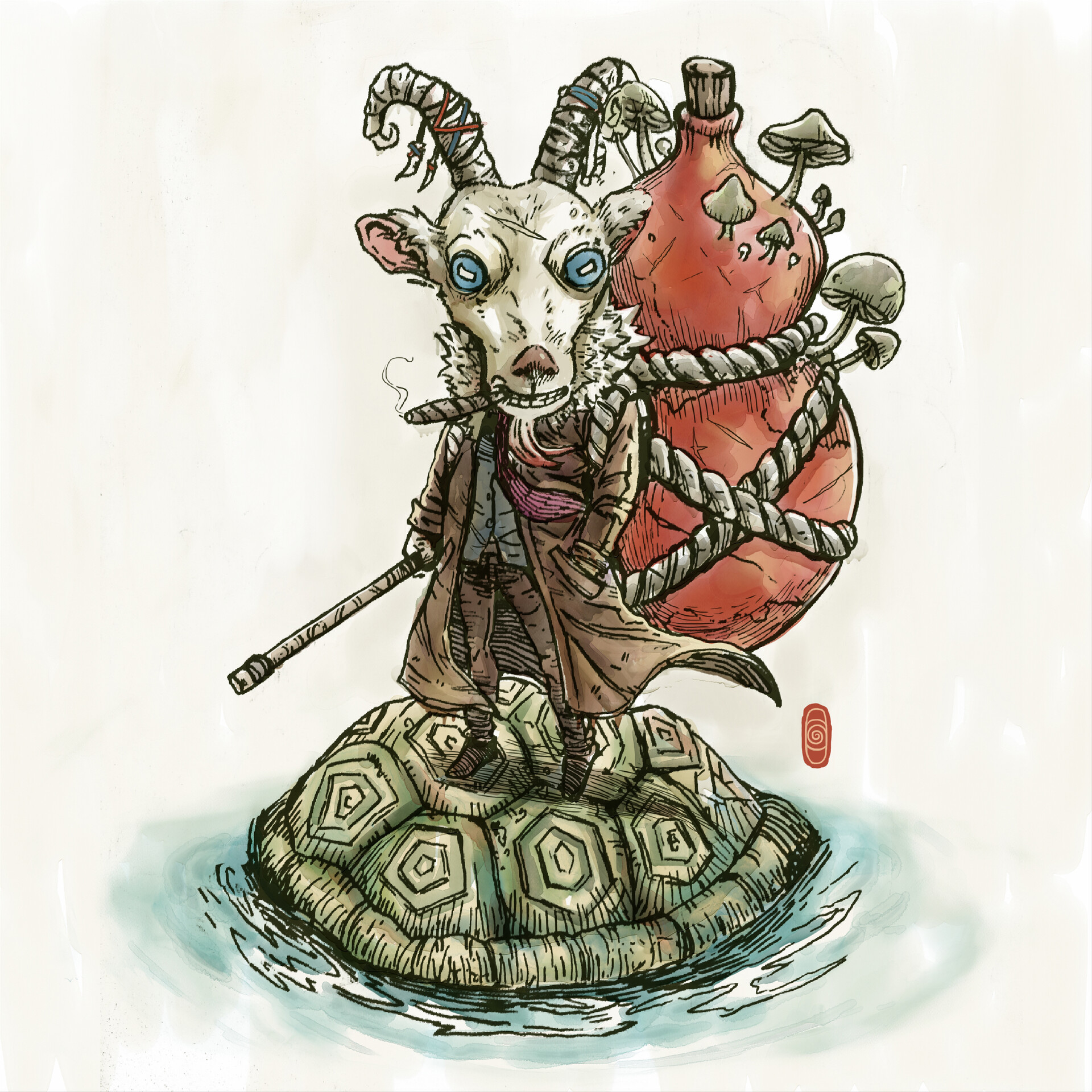 ArtStation - Devil goat