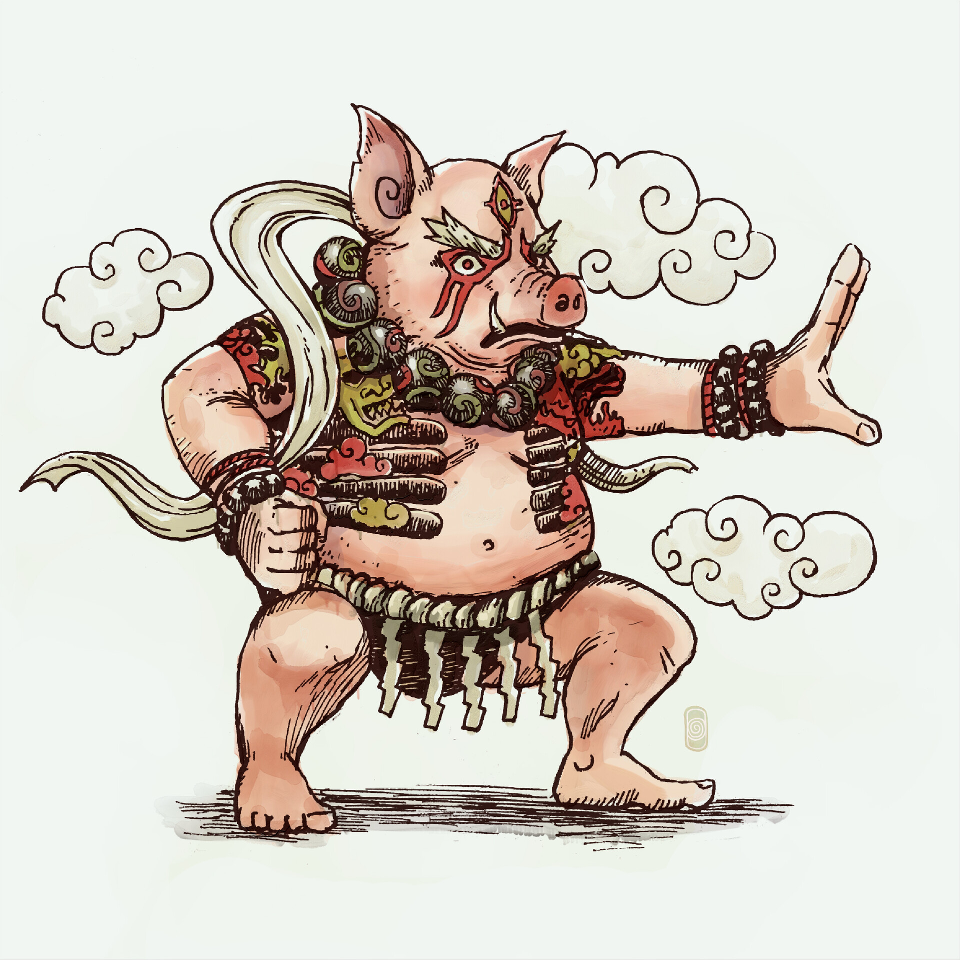 ArtStation - Pig Yakuza