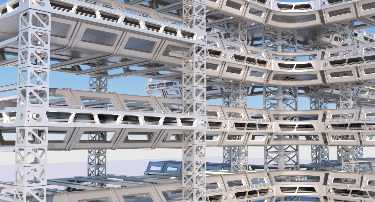 Giimann . - Procedural Sci Fi Modular Structure