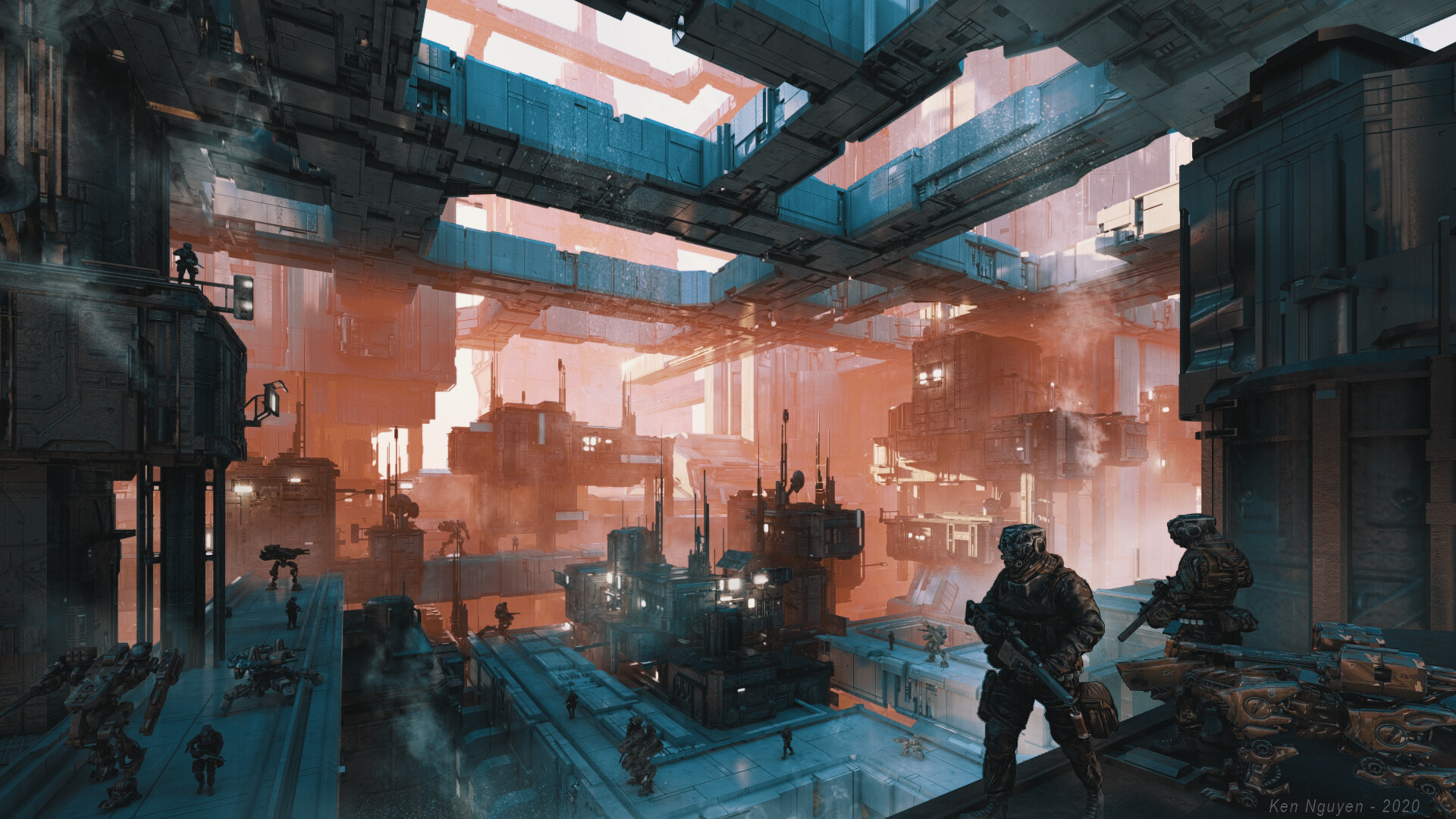 ArtStation - E.U.N. Maximum-Security Prison