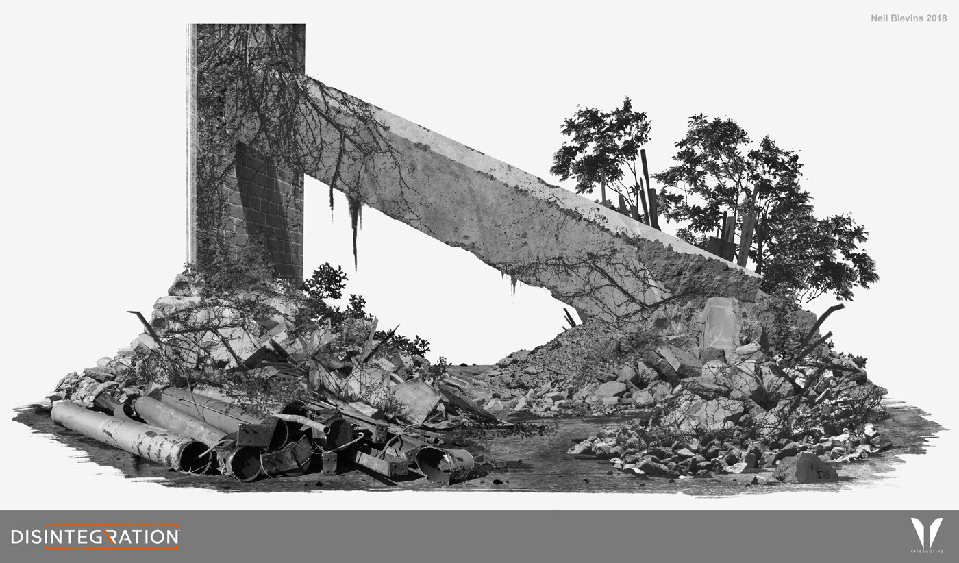 Neil Blevins - Disintegration Urban City Props