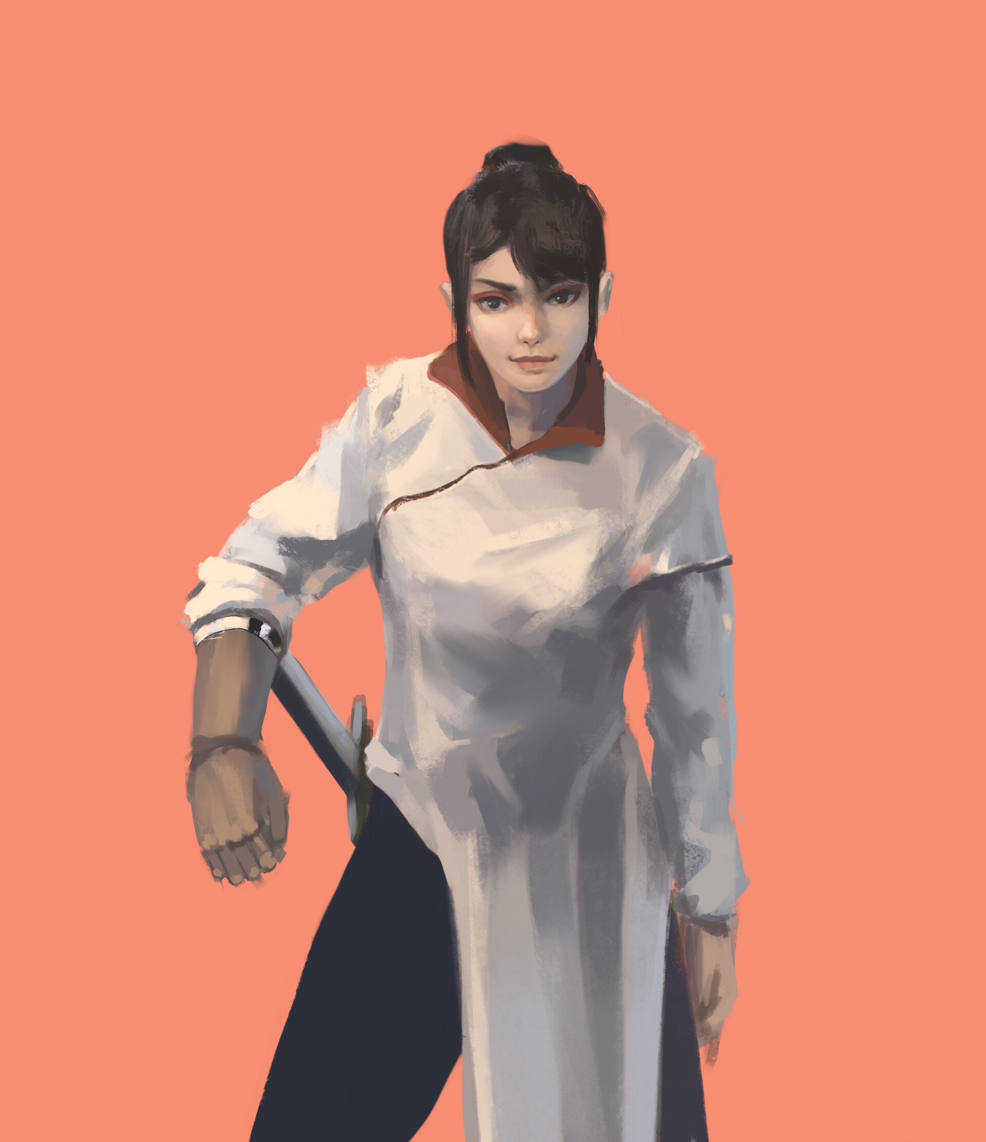 ArtStation - Prosthetic Swords Woman