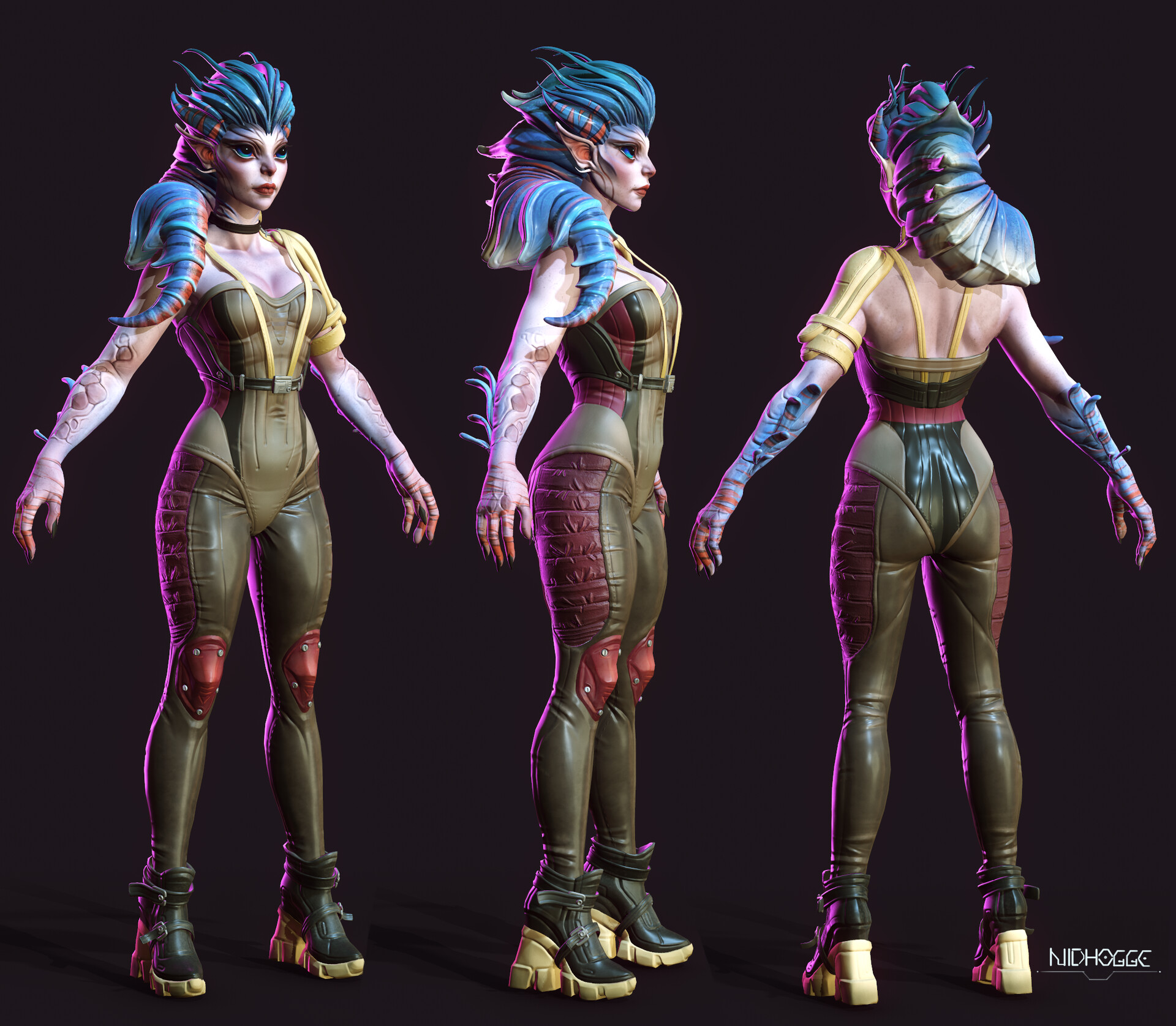 Artstation Alien Girl