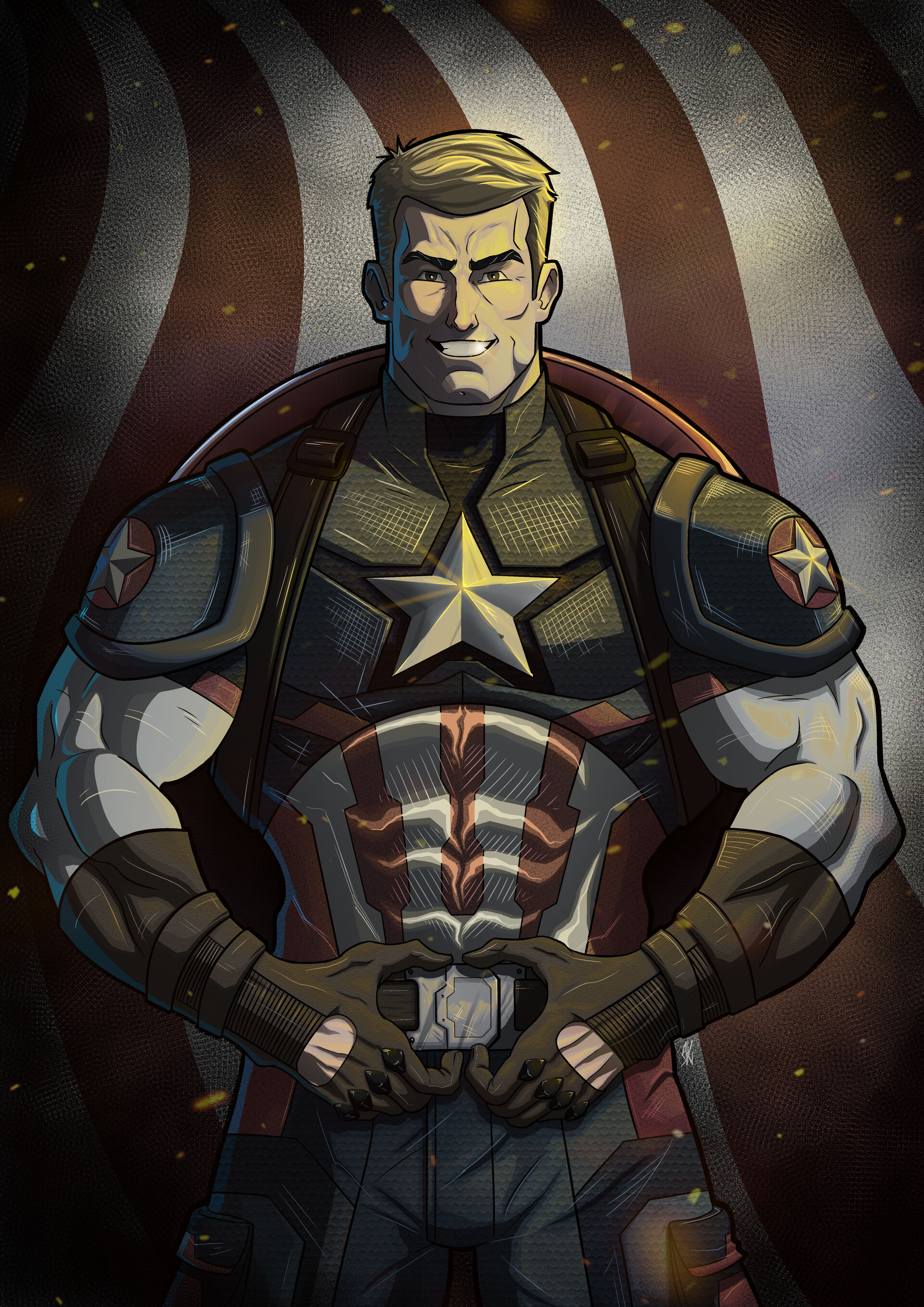 ArtStation - Captain America Fanart