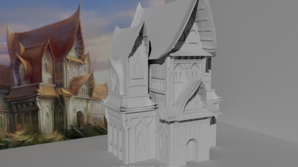 ArtStation - Elf_castle