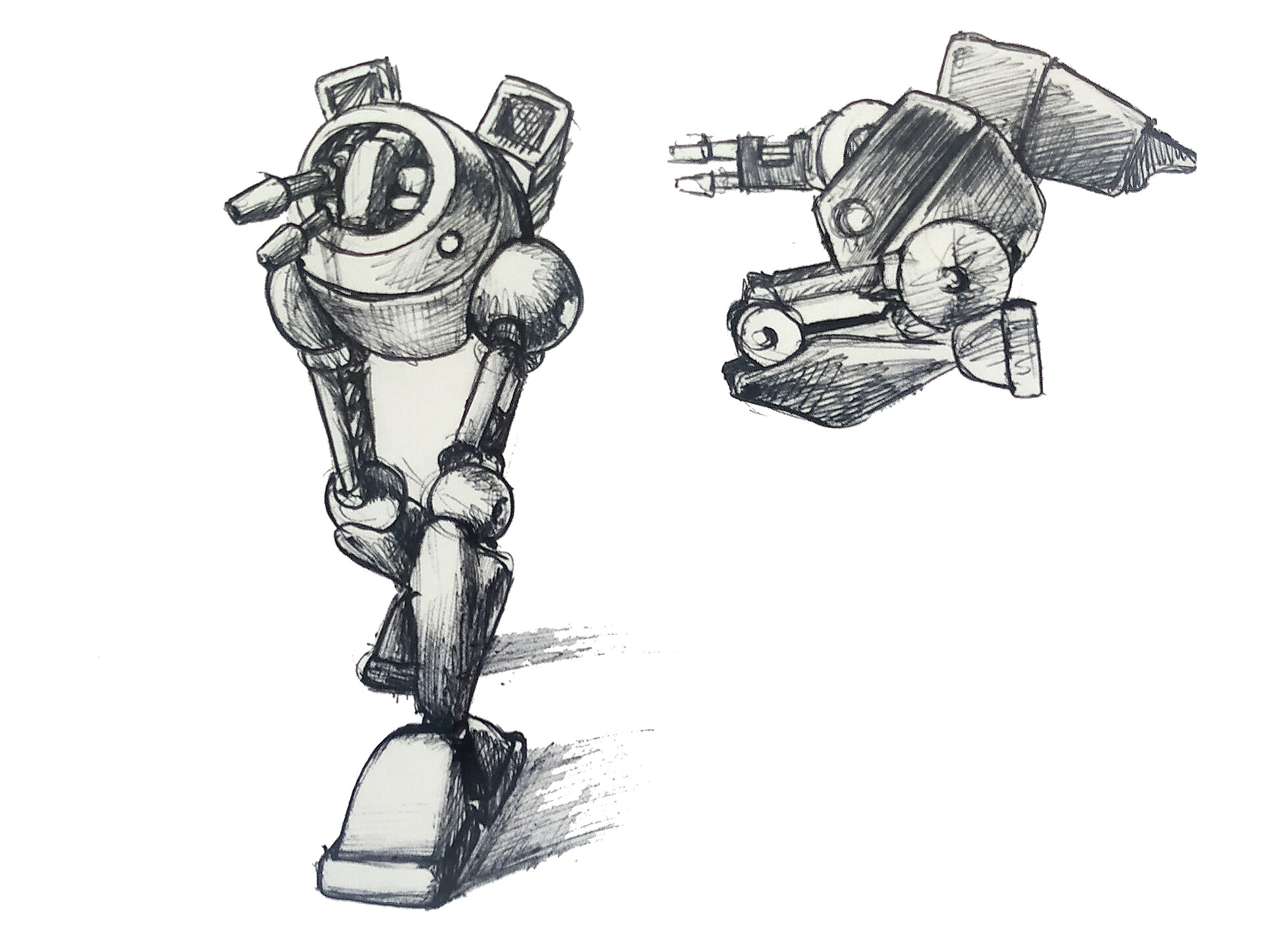 how to draw war robots easy