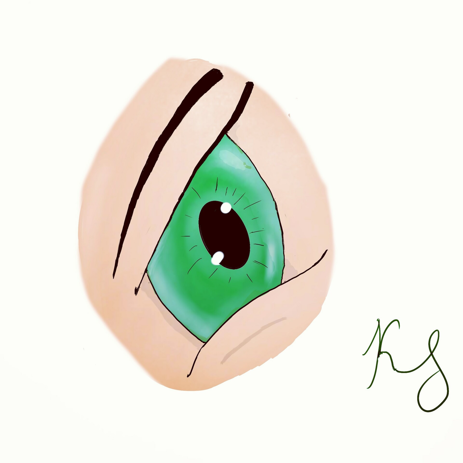 ArtStation - Green eye