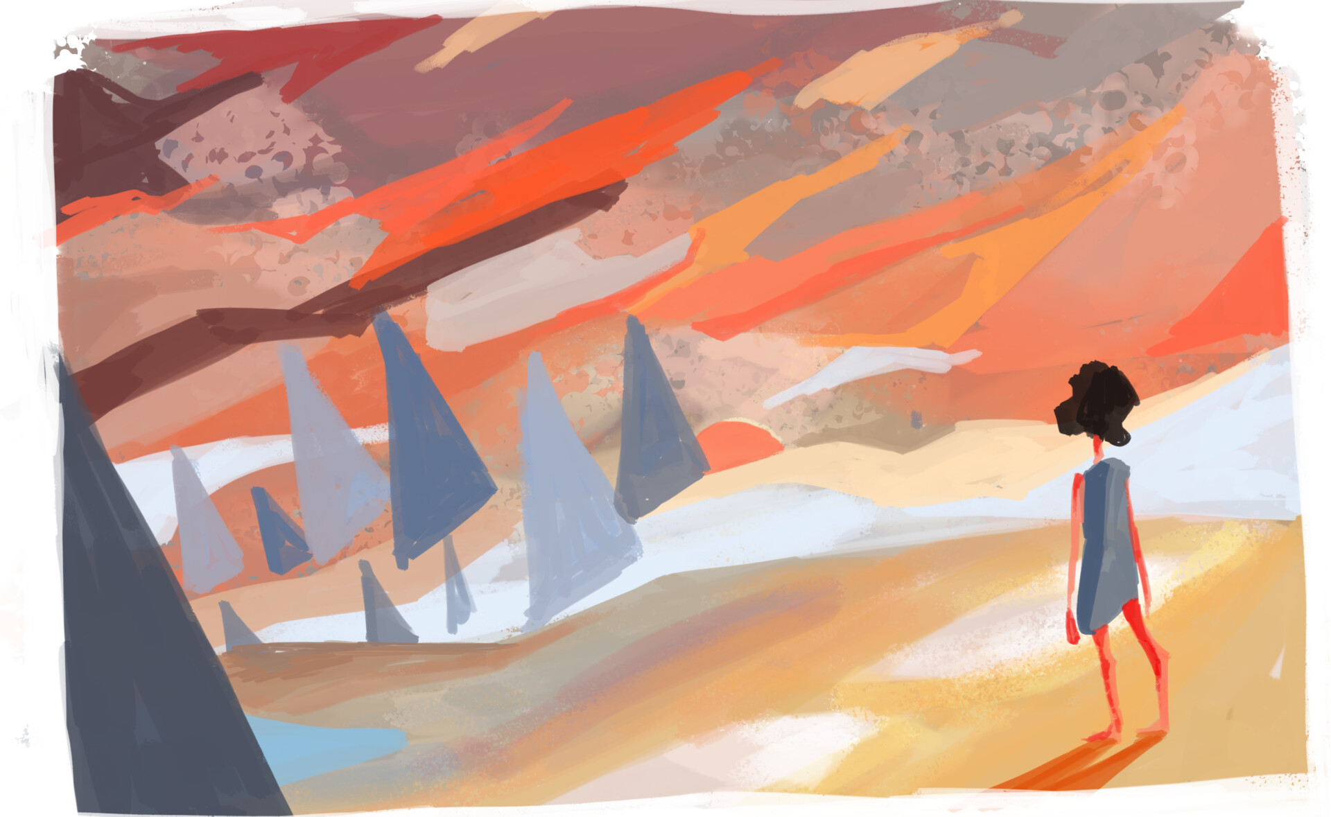 Simone Jahn - Sketches: Ronja Rövardotter (Ronja the Robber's Daughter)