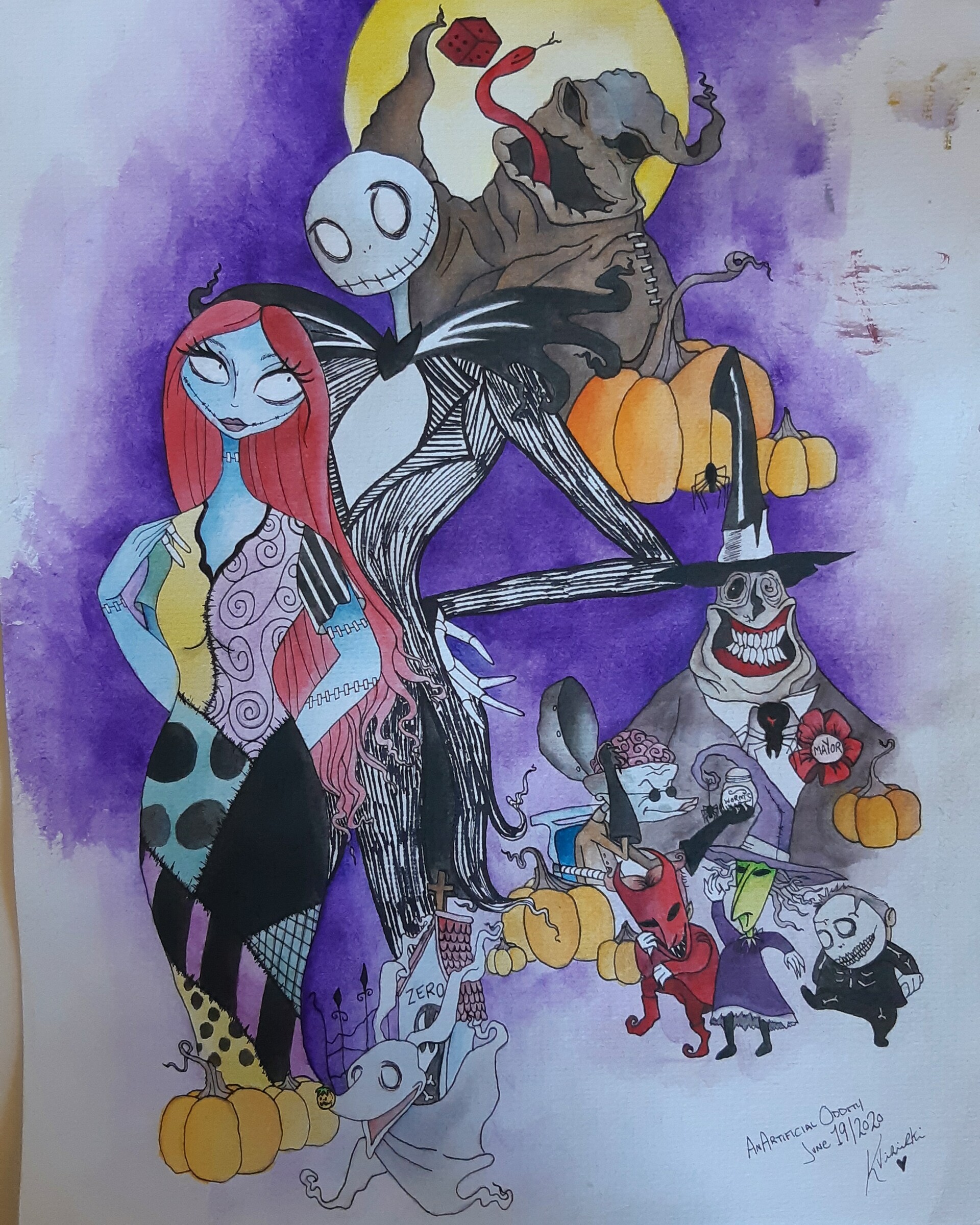 ArtStation - Nightmare Before Christmas