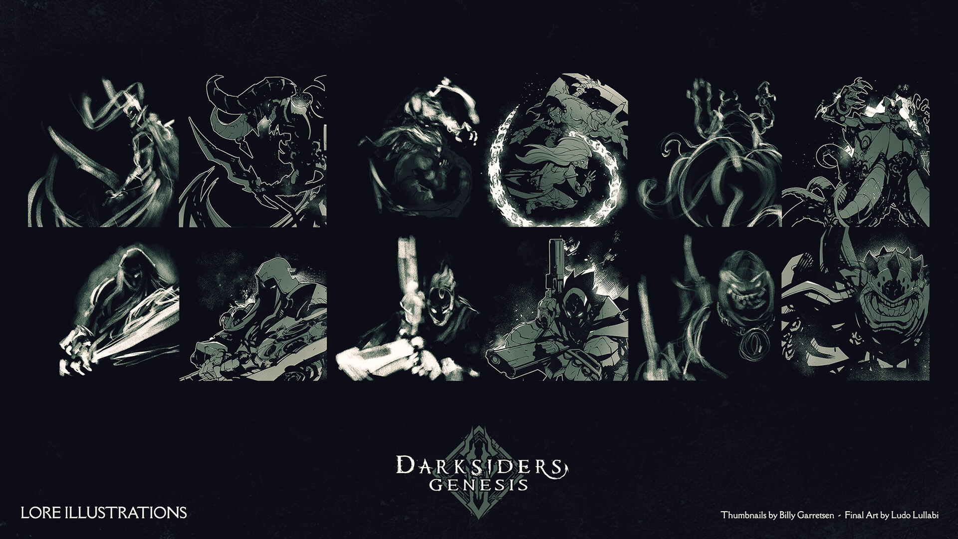 Billy Garretsen - Darksiders Genesis: Lore Sketches