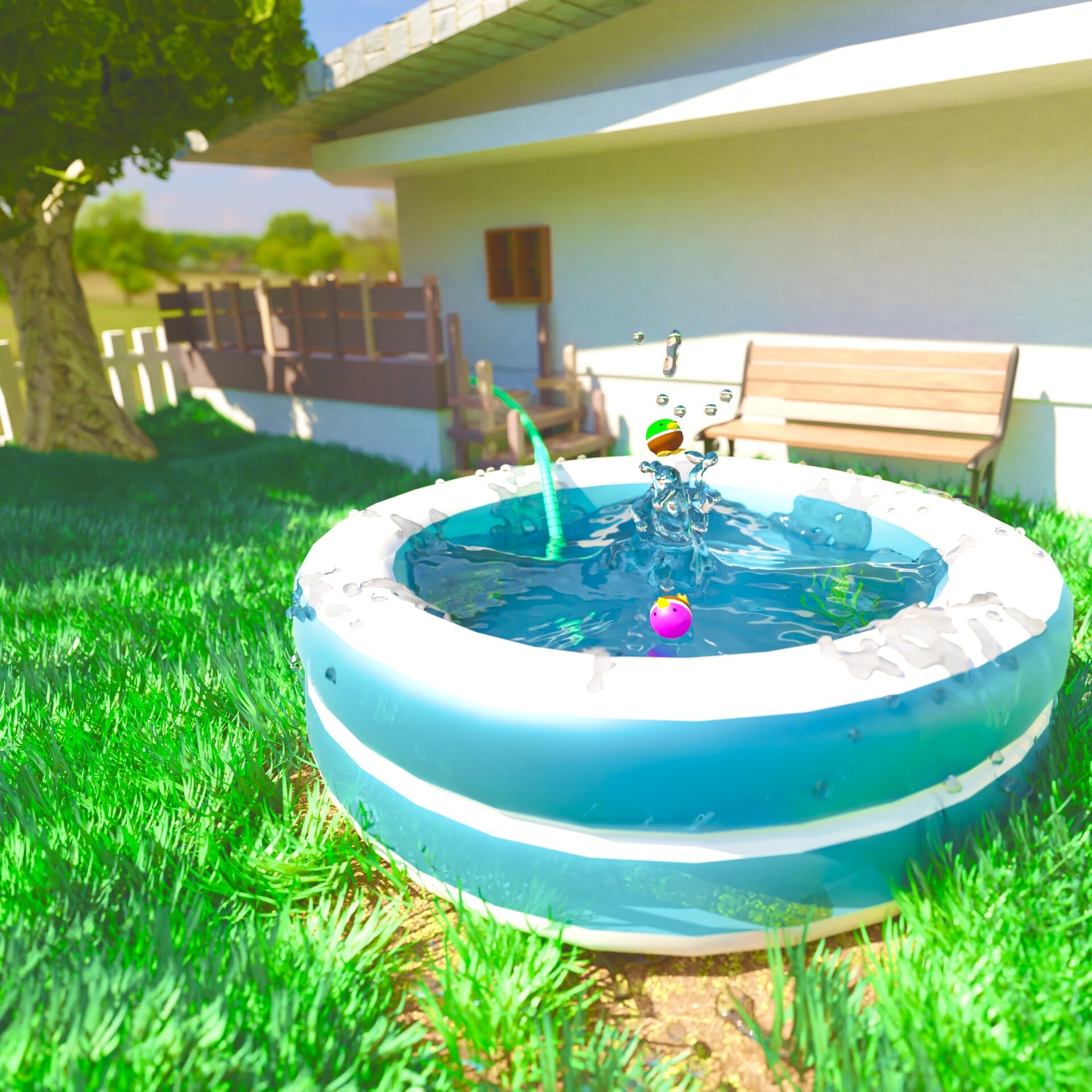 ArtStation - Swimming pool