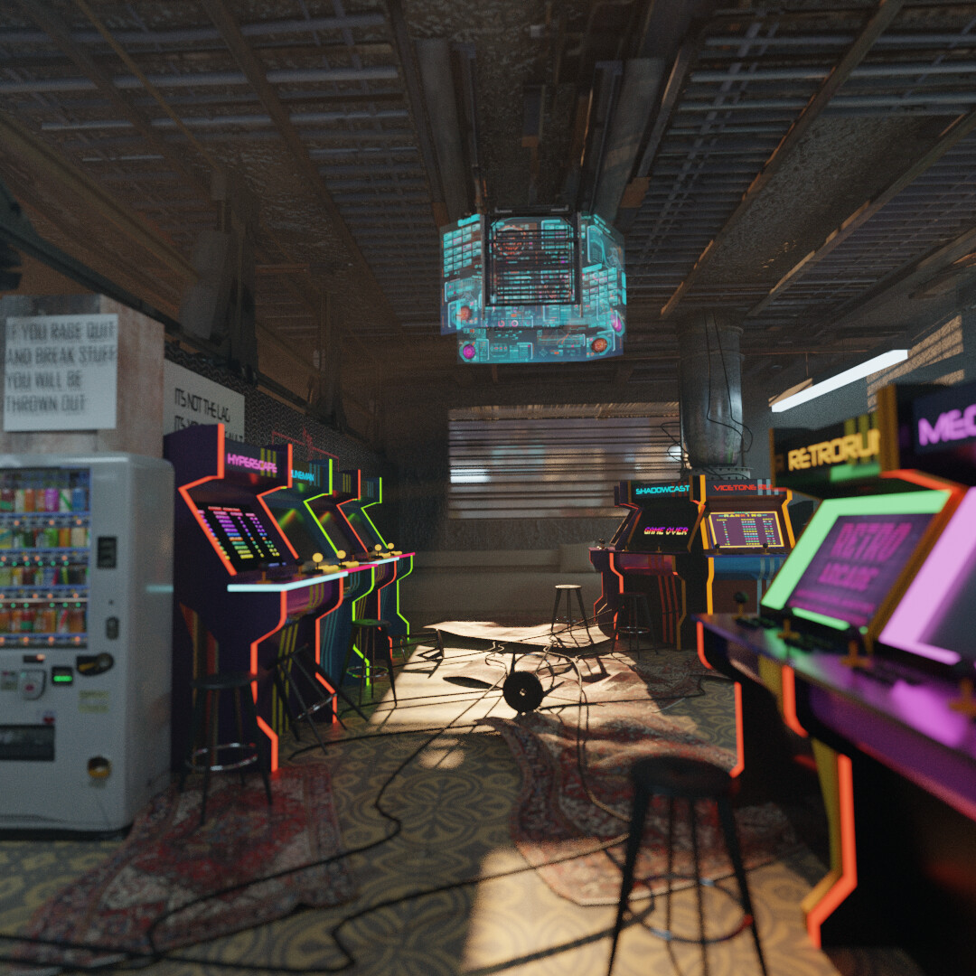 ArtStation - ARCADE ROOM