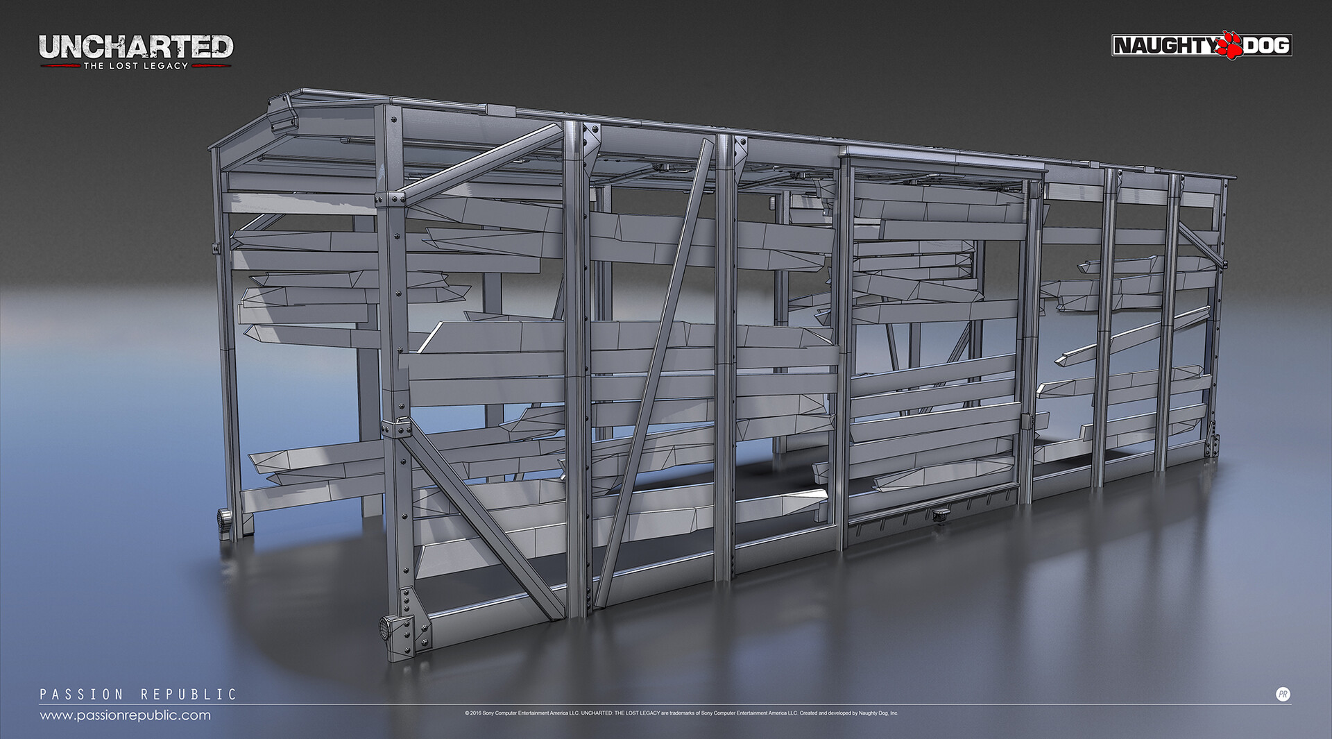 Passion Republic - Uncharted : The Lost Legacy Environment & Props Modeling