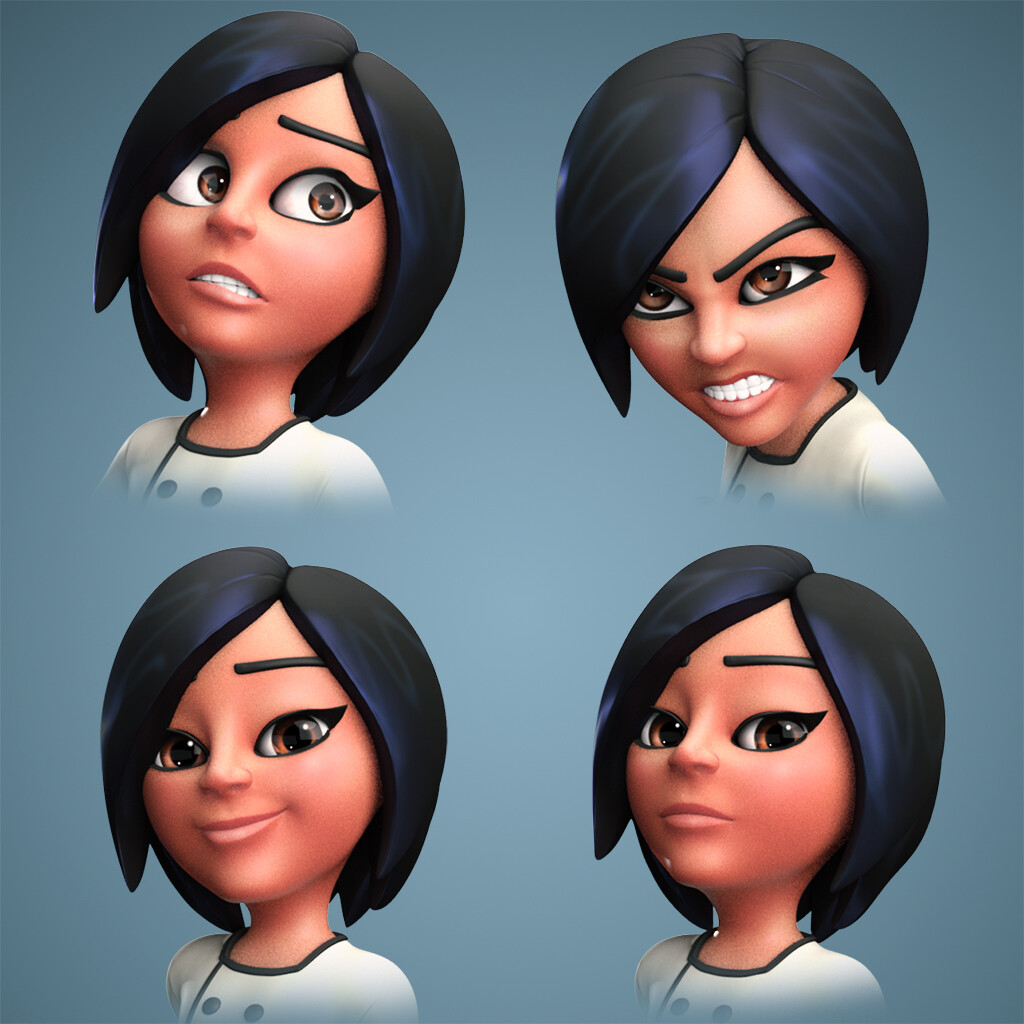 ArtStation - Facial expression