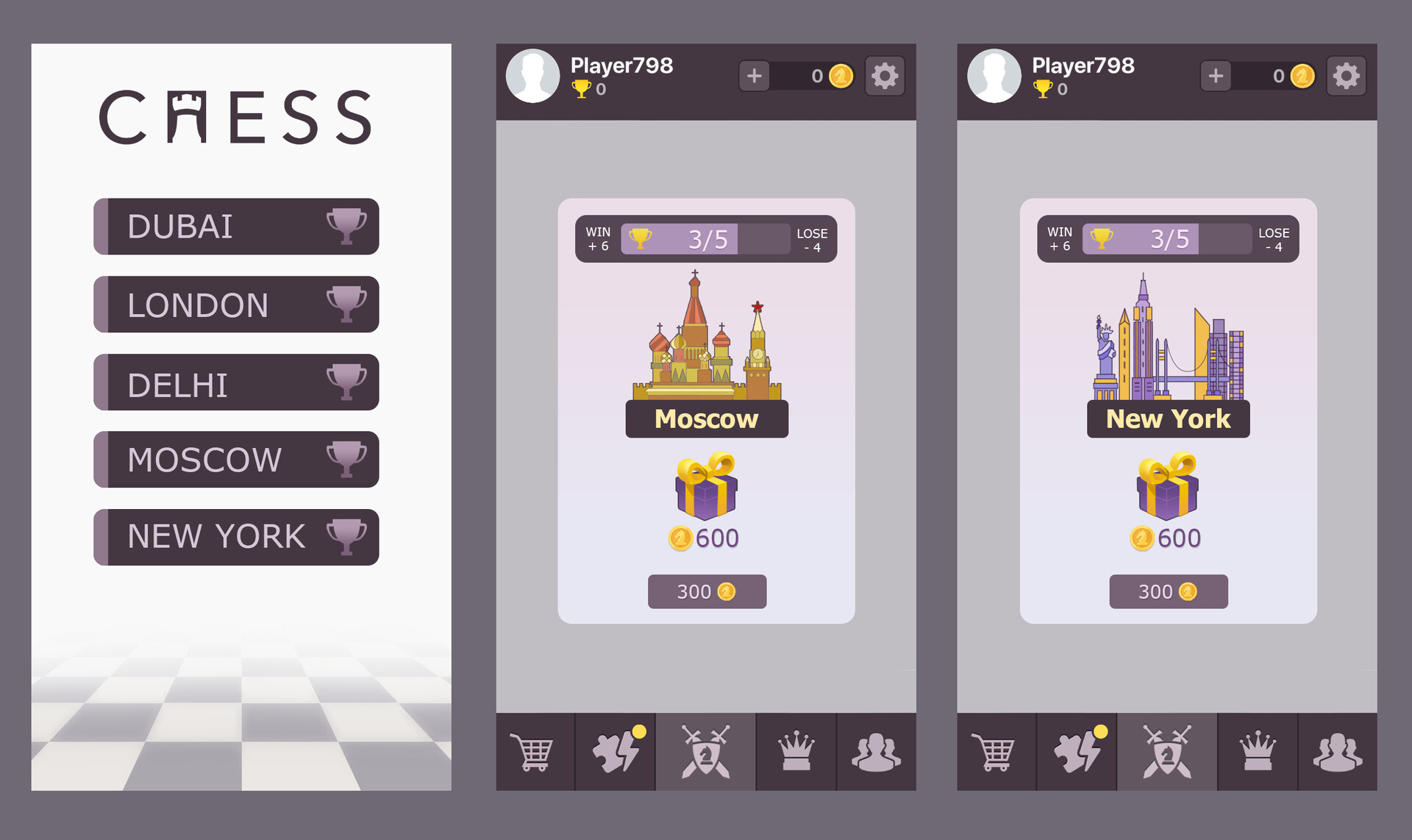ArtStation - UI for chess game
