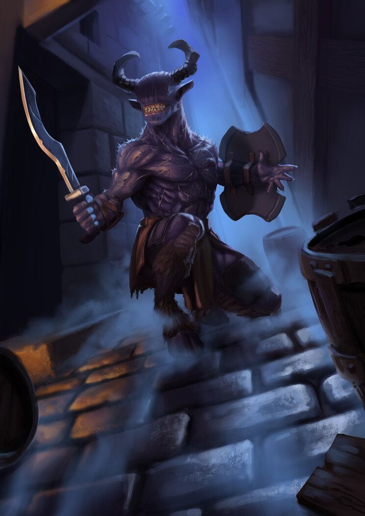 Mitch Mueller - Fuel Games' Gods Unchained artwork