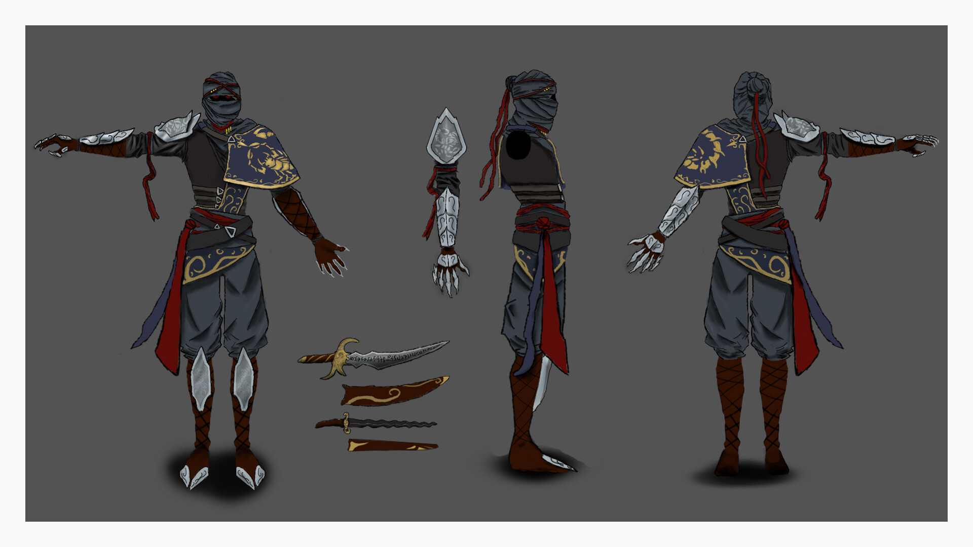 ArtStation - Rogue Character sheet