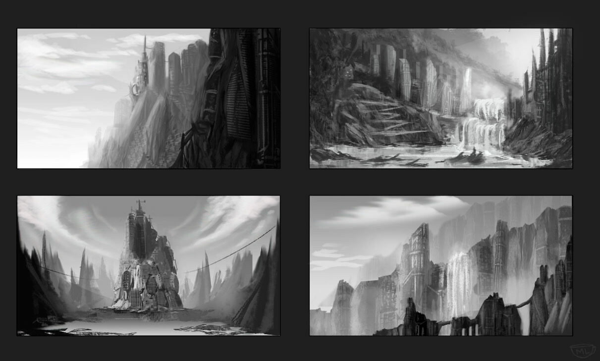 ArtStation - City in the rock