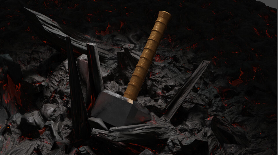 ArtStation - Thor Hammer