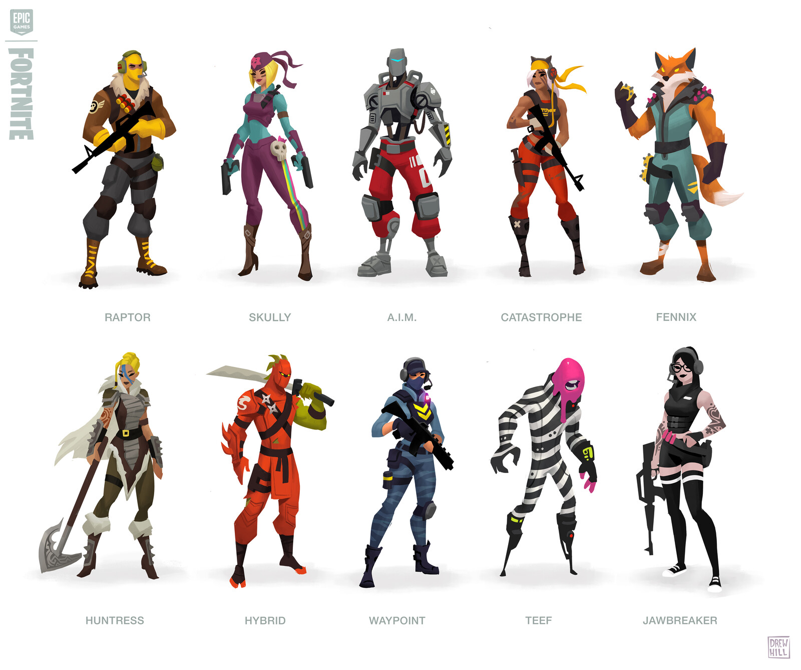 Drew Hill - Fortnite Characters