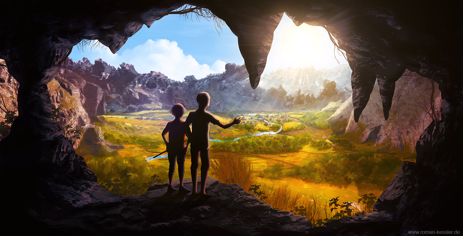 ArtStation - The secret valley