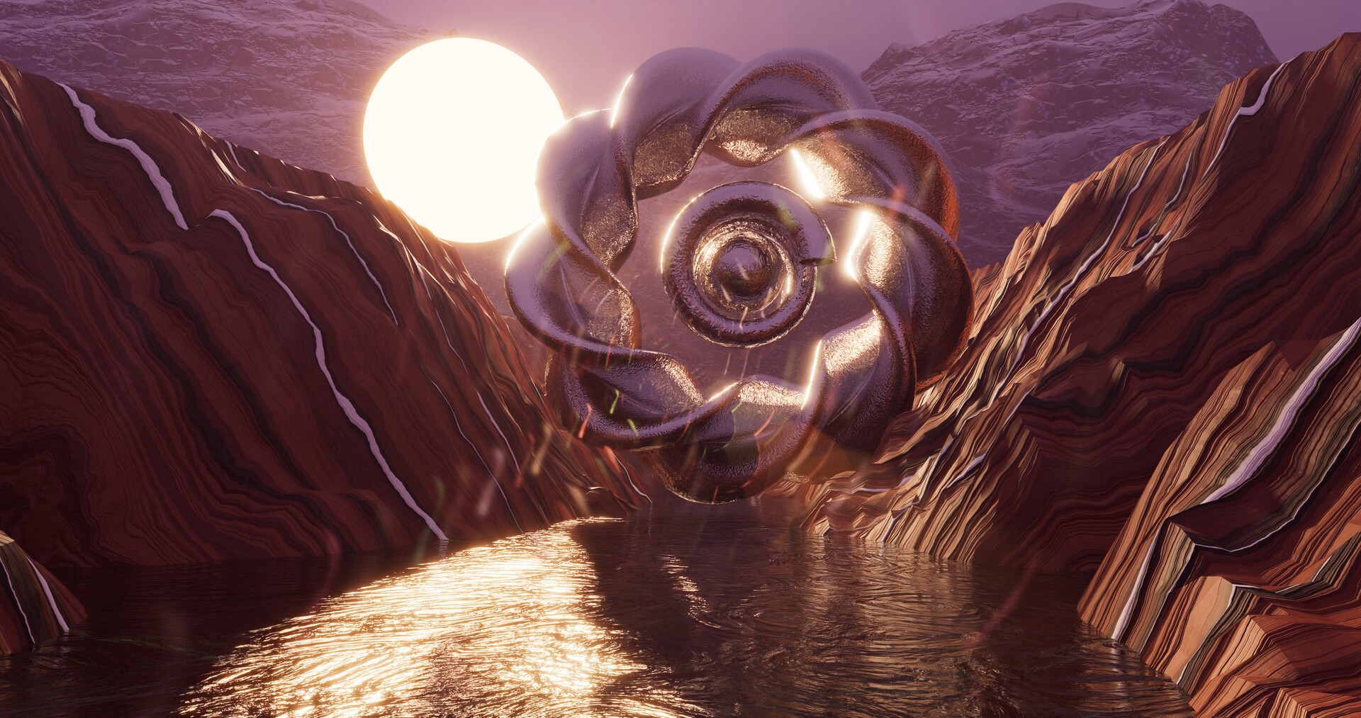 ArtStation - Surrealist landscape