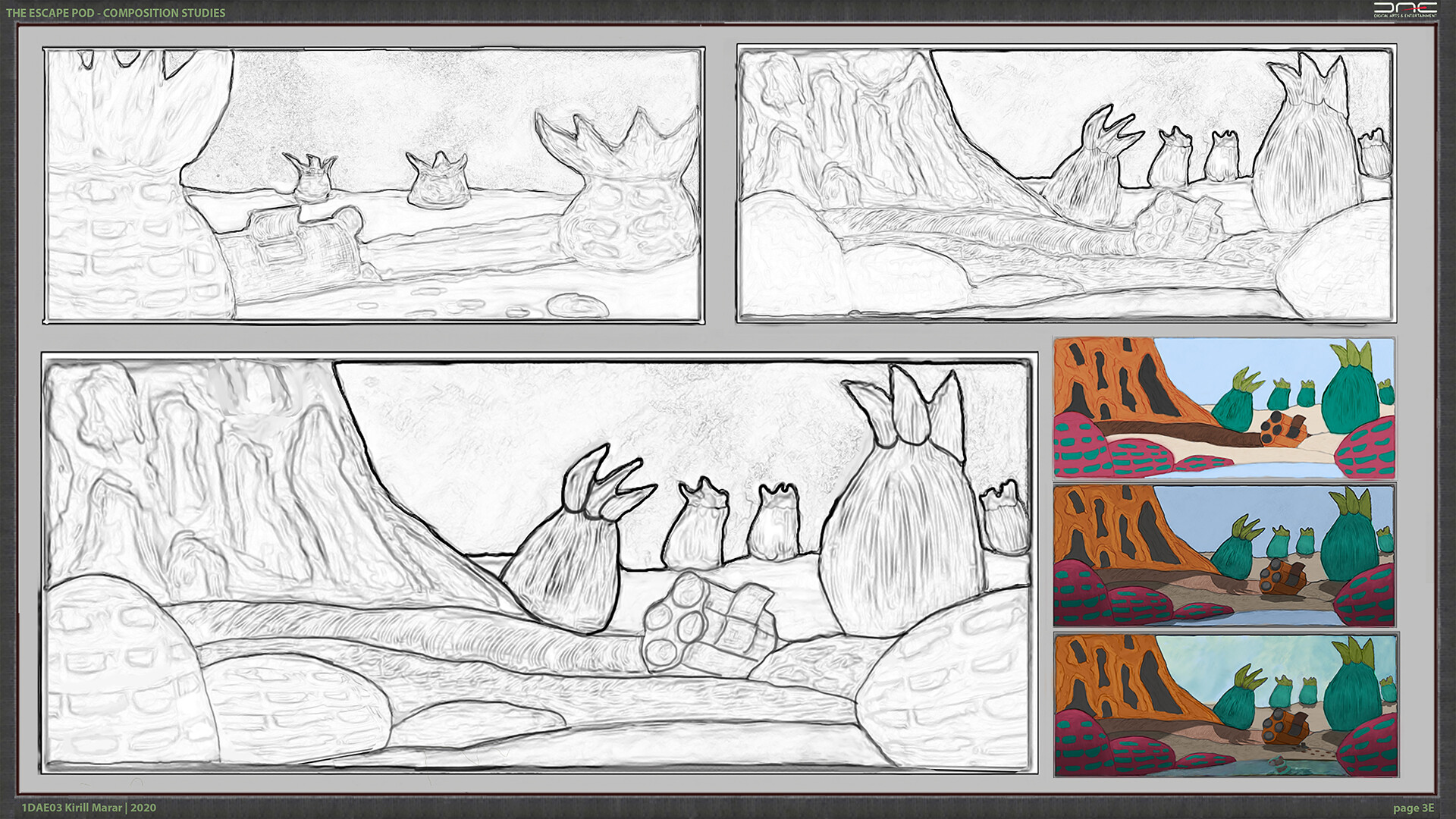 Kirill Marar - Preproduction 2 (TheEscapePod, end assignment)