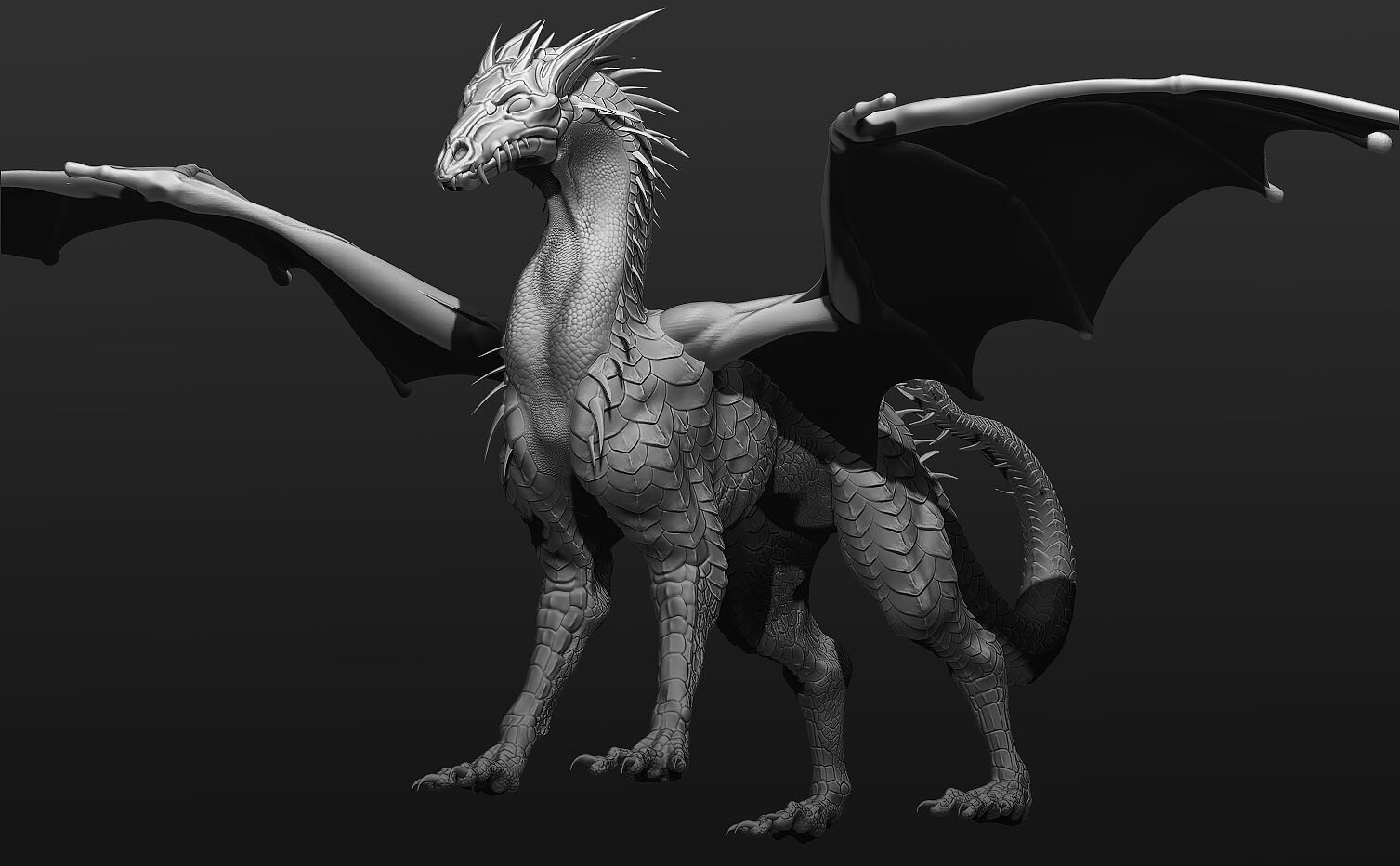 ArtStation - Dragon model