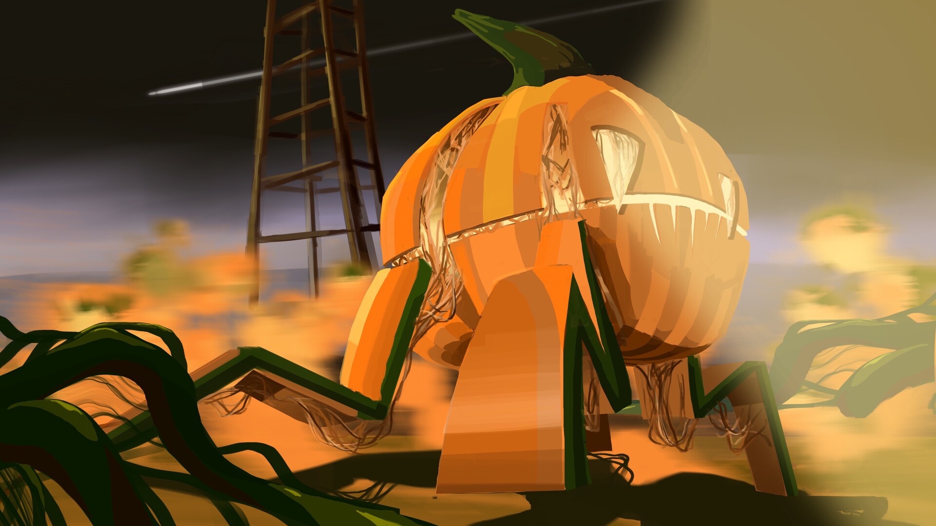 ArtStation - THE GREAT PUMPKIN ESCAPE