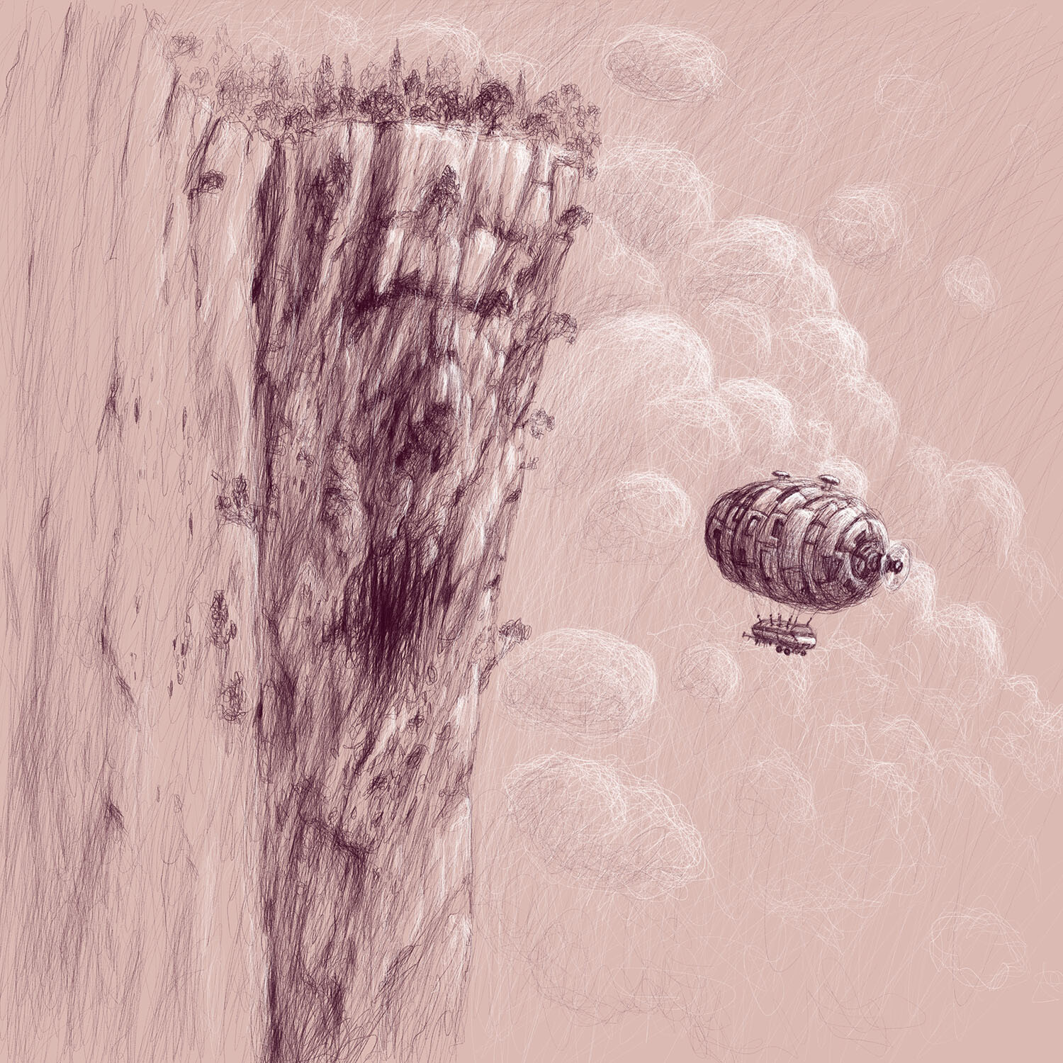 ArtStation - Trip to Face-Cliff
