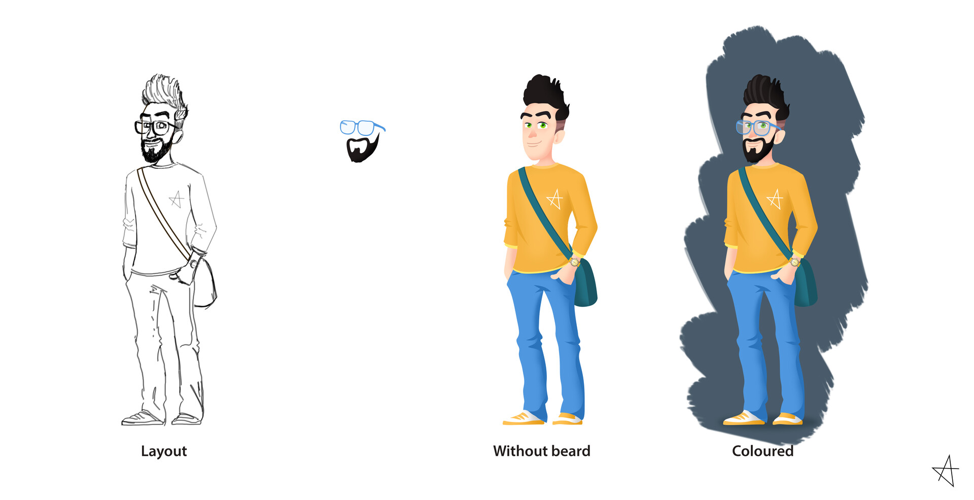 ArtStation - Vein - Character pose in casual look