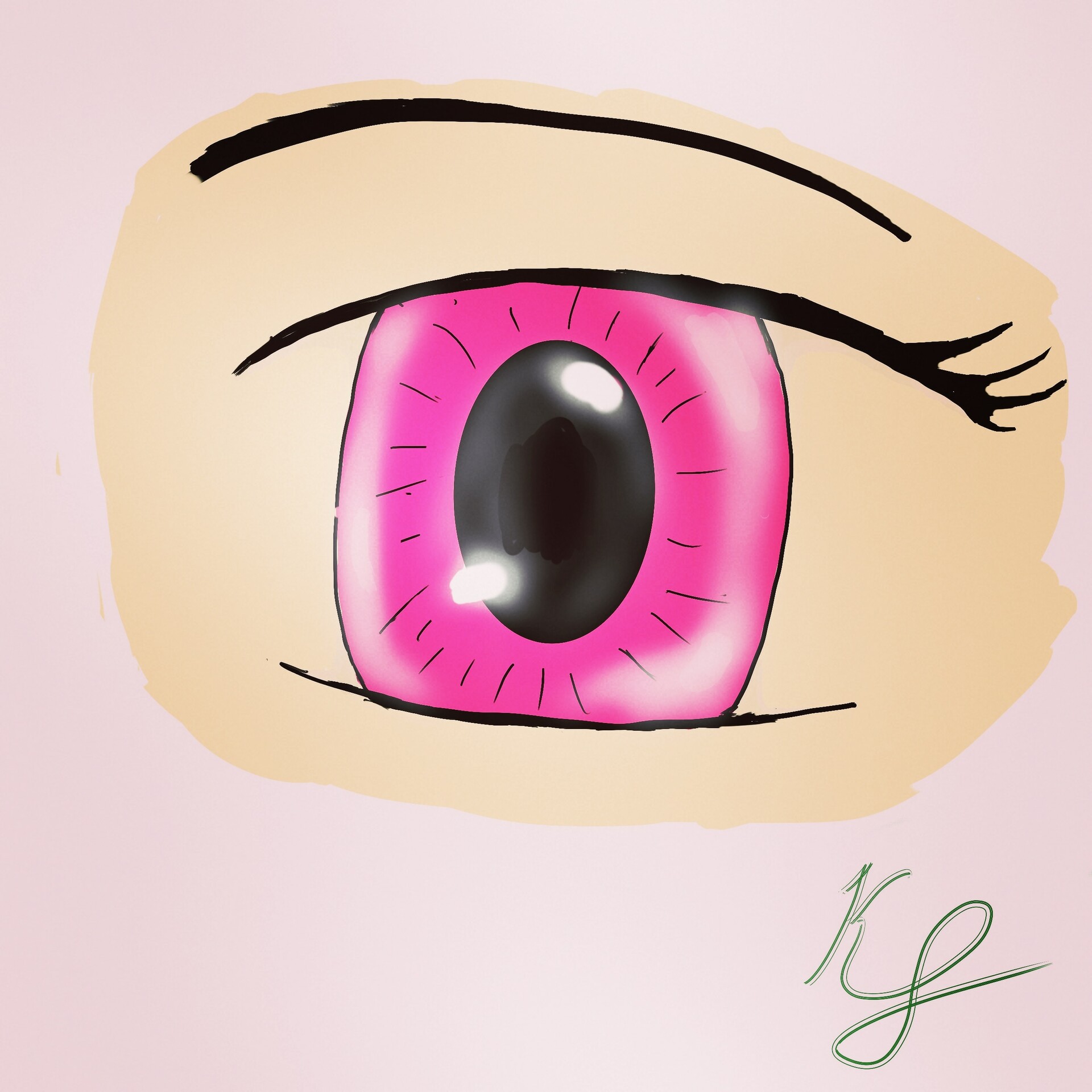 ArtStation - Pink eye