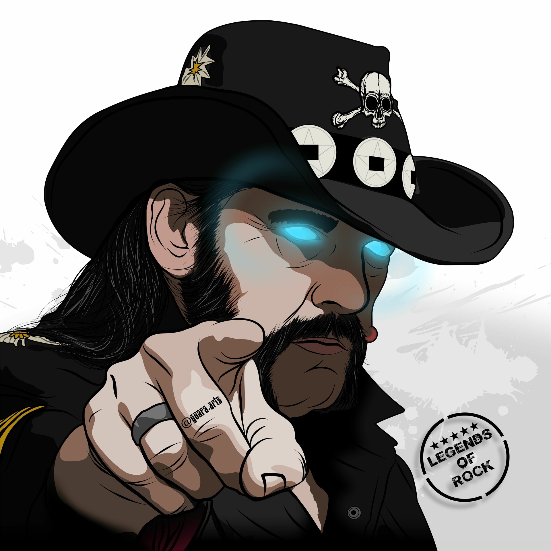 ArtStation - Perfect Noise Legends Of Rock - Lemmy (Motorhead)