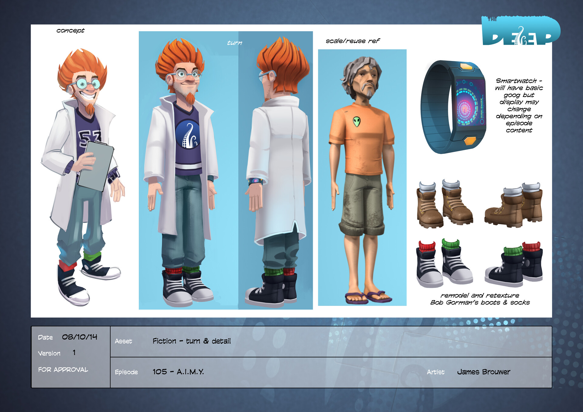 James Brouwer - The Deep - characters