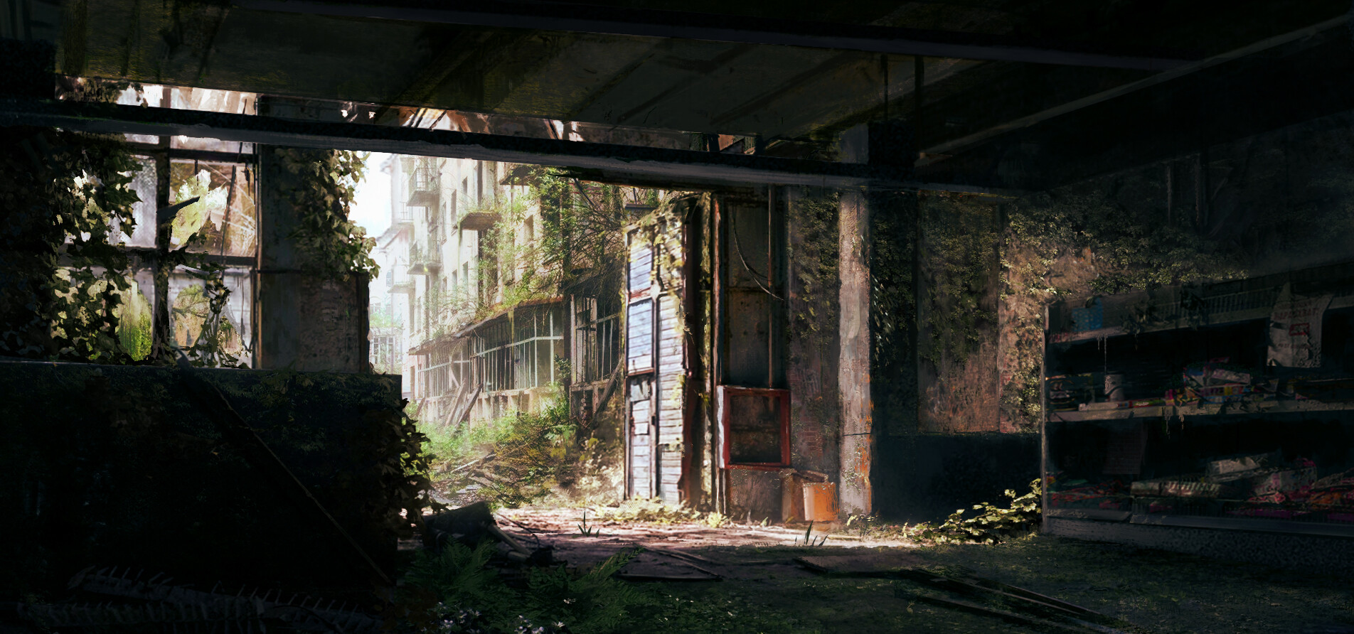 ArtStation - Abondoned Store - Post apocalyptic theme