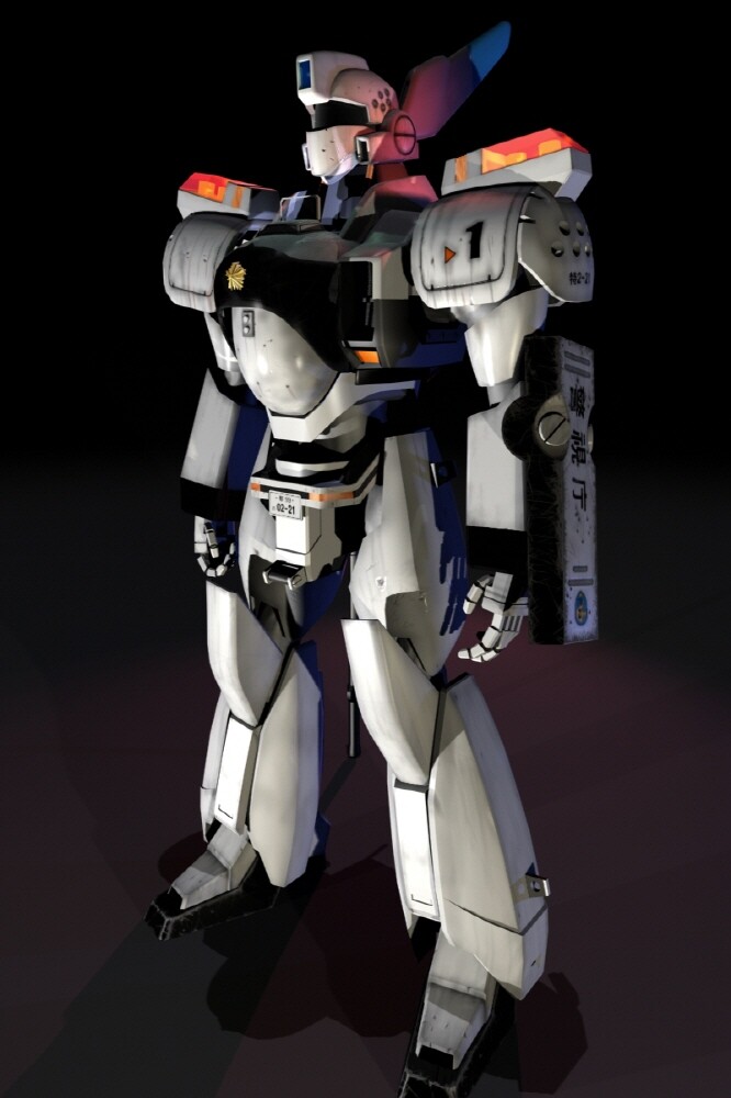 ArtStation - Patlabor mech modeling