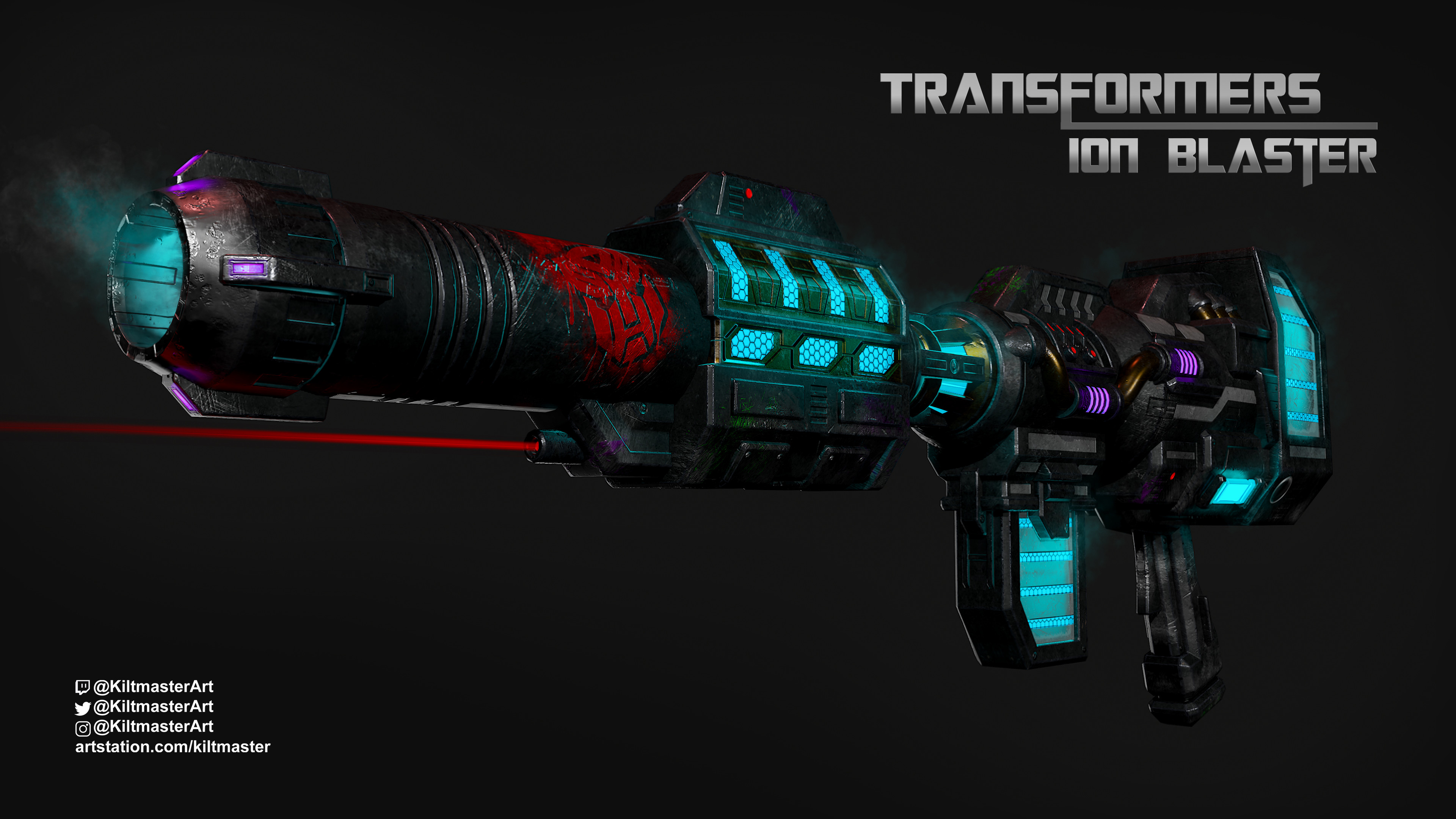 Jordan Cooper - Transformers - Ion Blaster - Fan Art