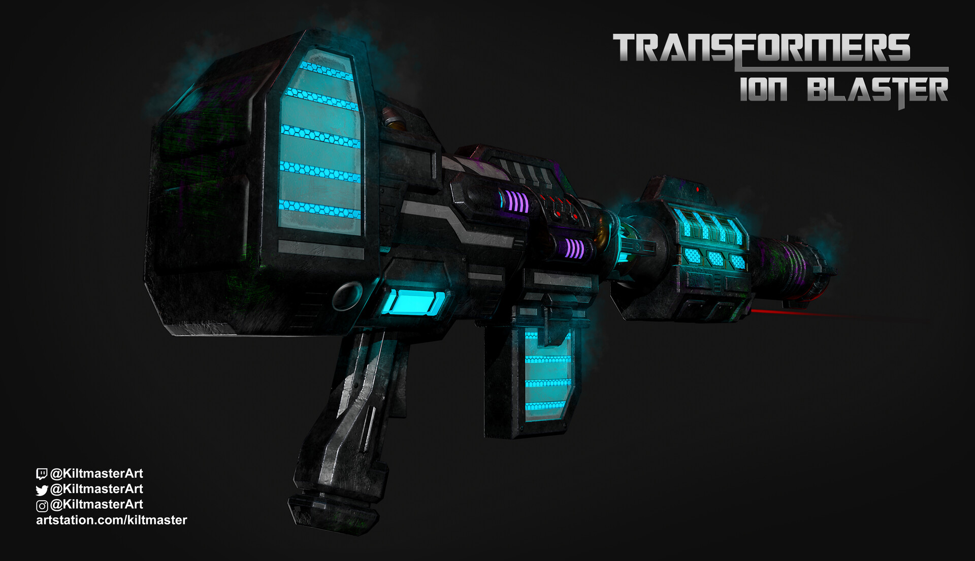 Jordan Cooper - Transformers - Ion Blaster - Fan Art