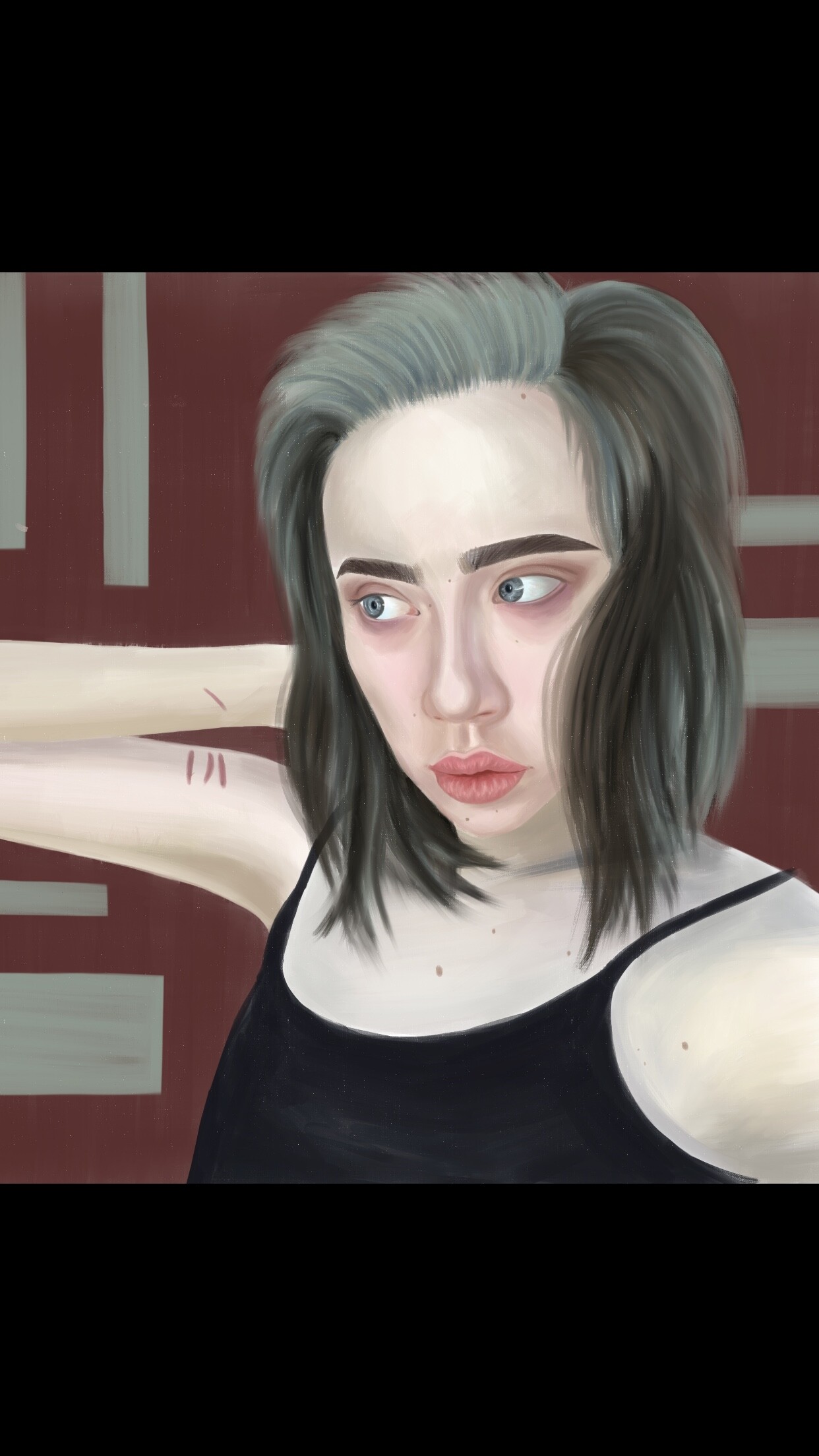 ArtStation - Portrait of a narco girl