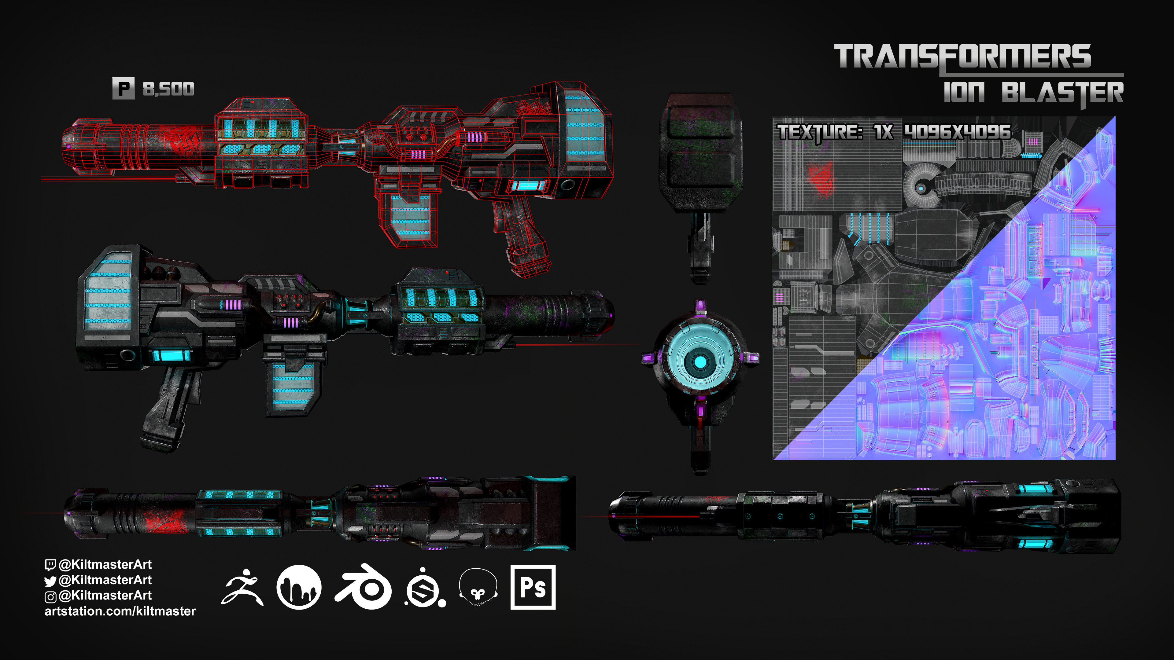 Jordan Cooper - Transformers - Ion Blaster - Fan Art