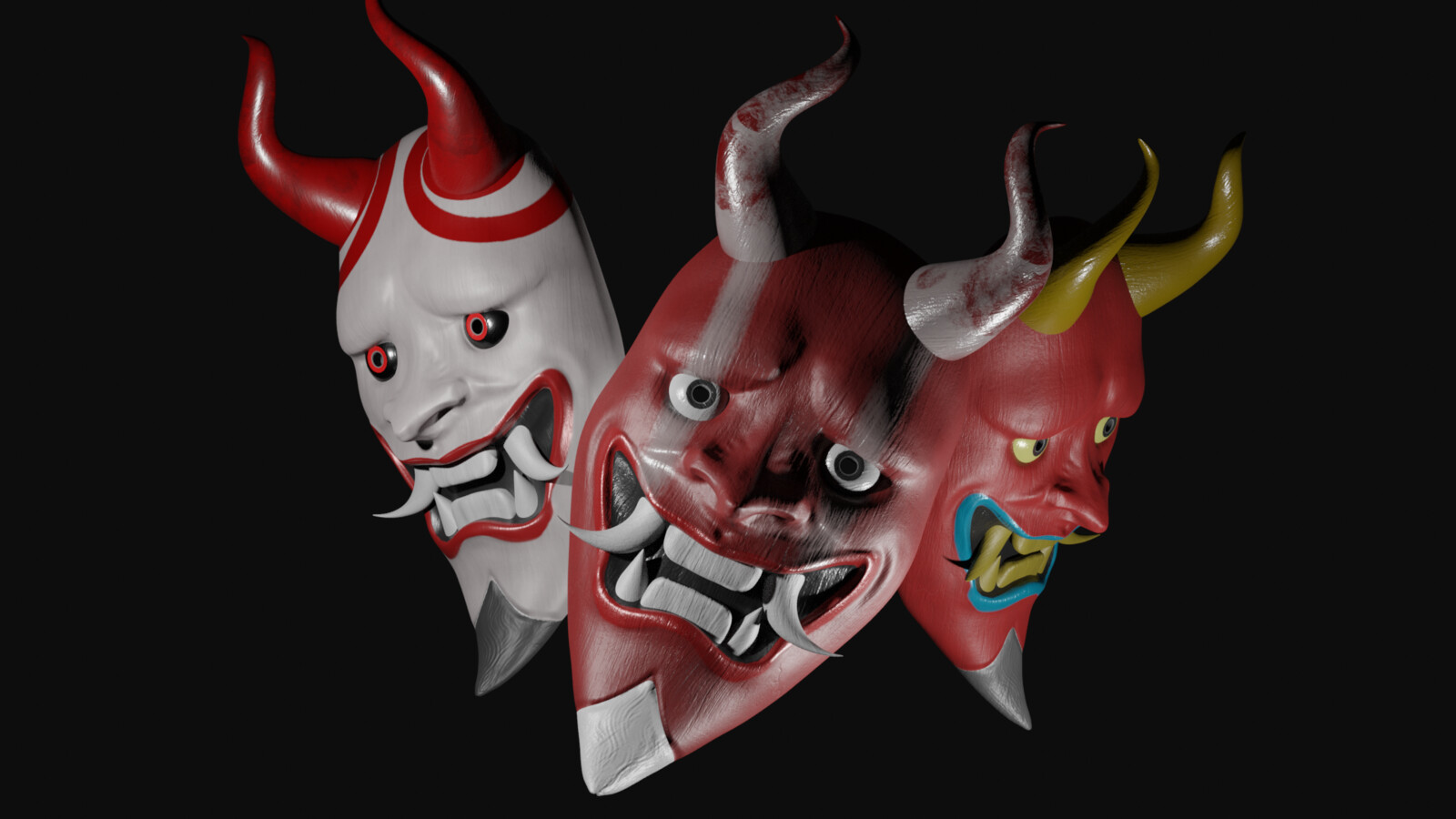 Yandrack Redfield - Hannya Masks