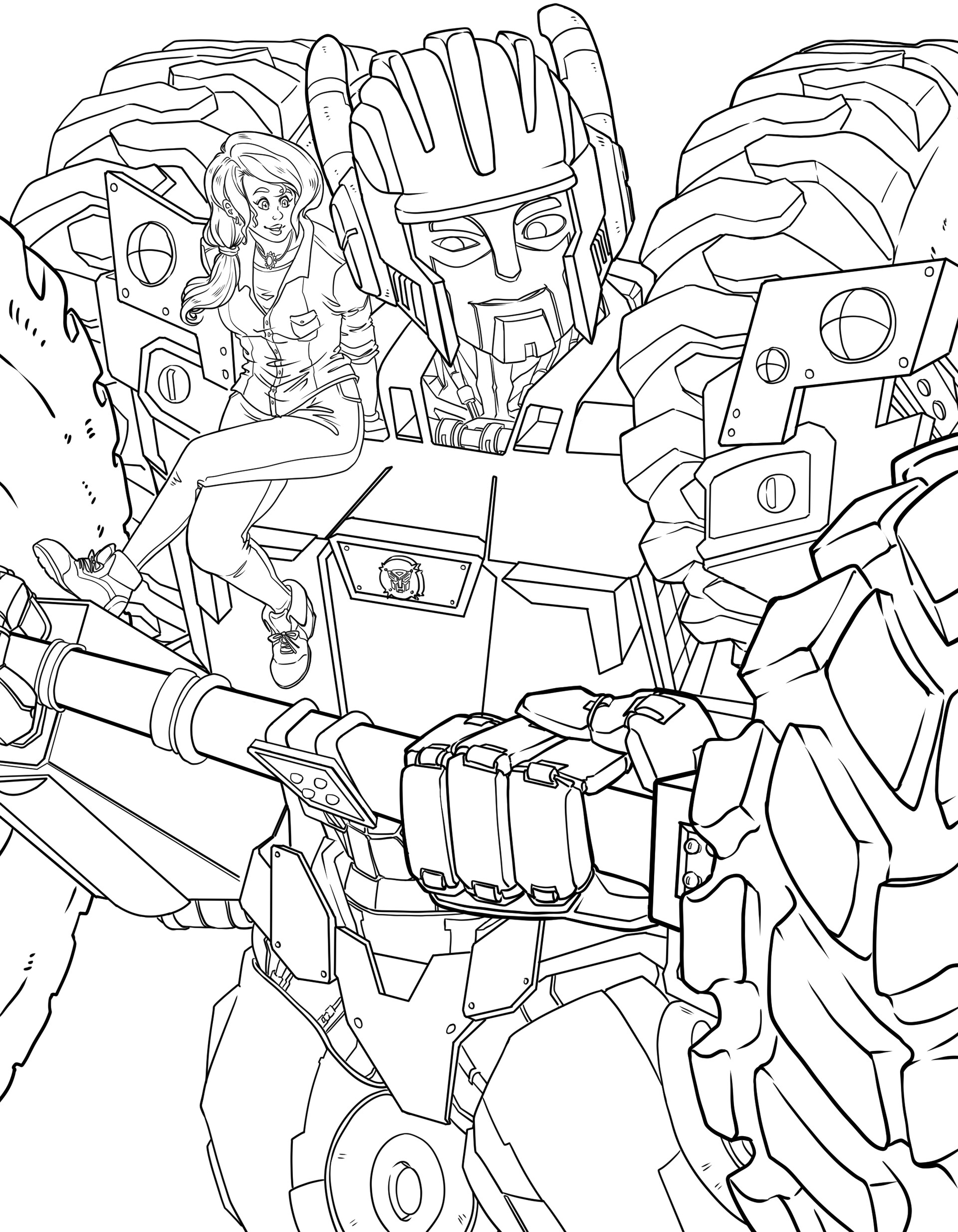 leadfoot transformers coloring pages