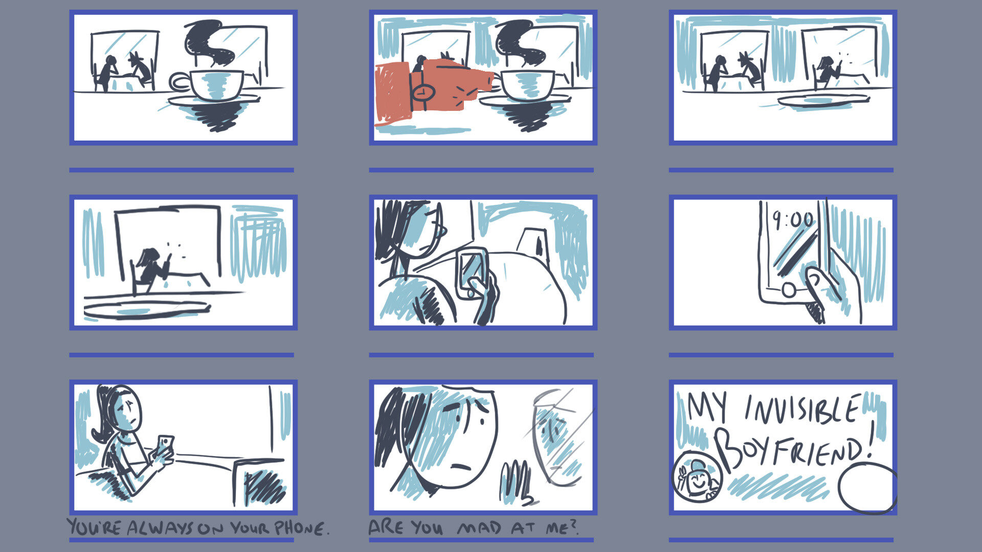 ArtStation - Date Storyboard