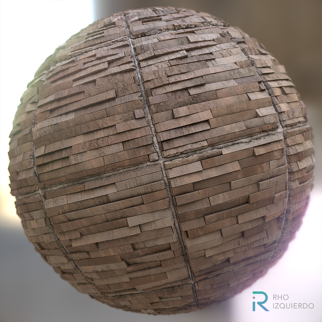 ArtStation - Lobby Wall Material Study - Substance Designer & Alchemist