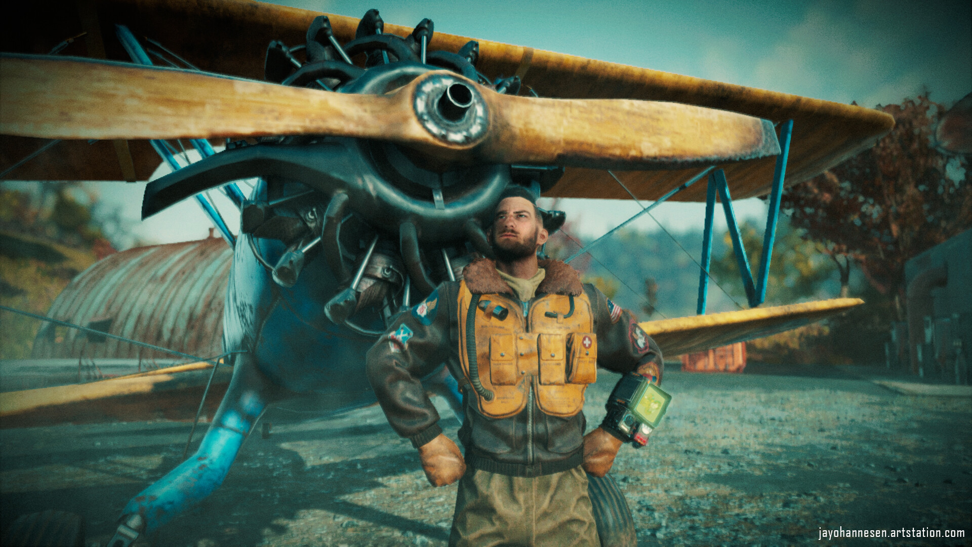 ArtStation - Fallout Flyboy [Photoshop]