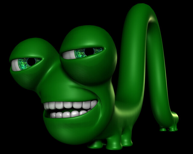 ArtStation - An inchworm with attitude. Rigging Project.
